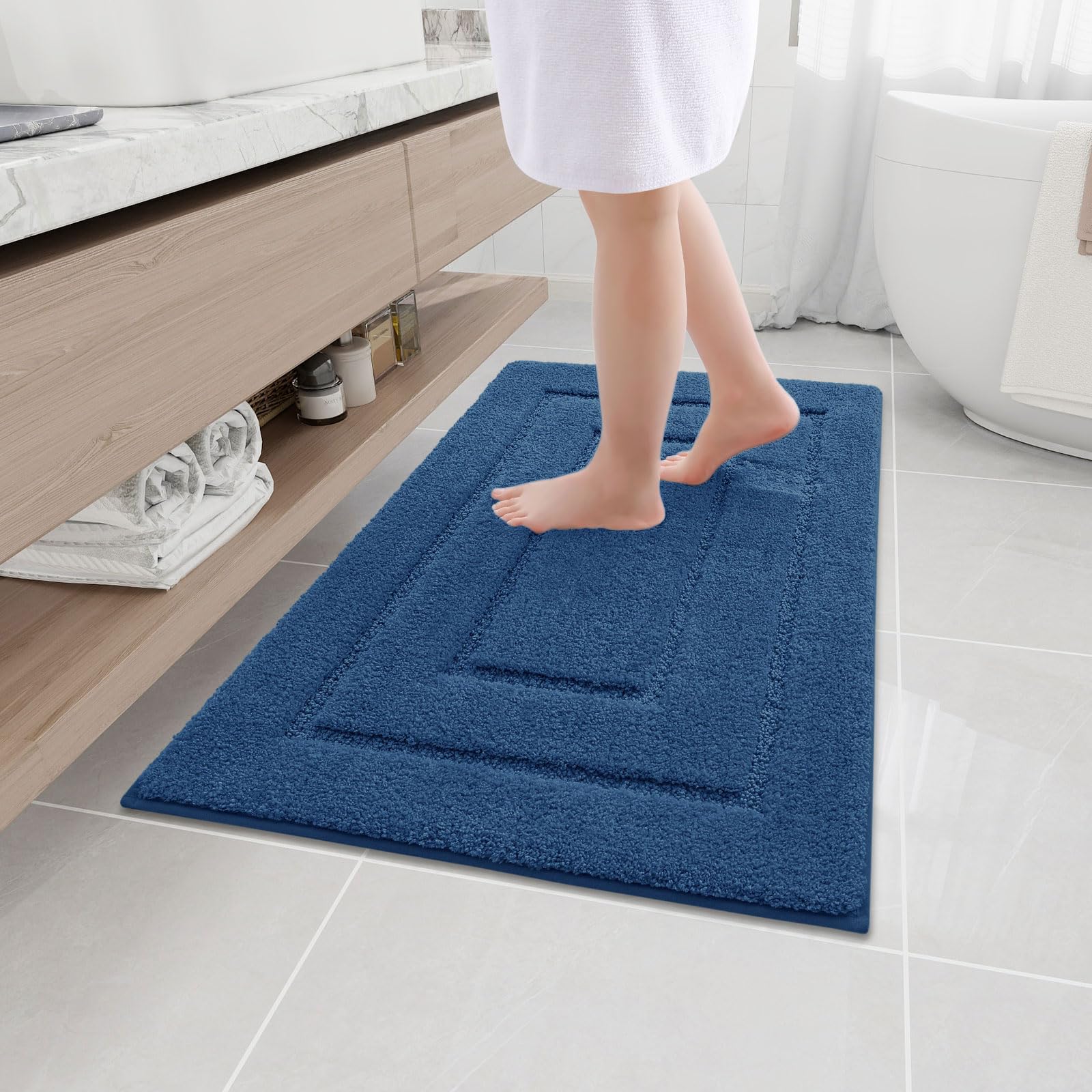 Amazon.com: Buganda Bathroom Rugs, 36" x 24", Soft and Absorbent ...