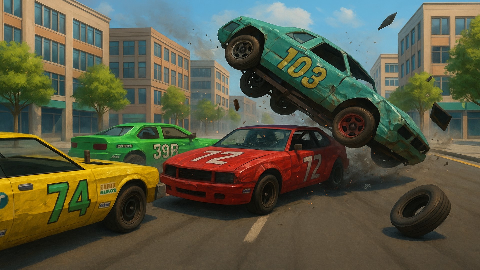 Extreme Car Crash Derby 3D: Destruction Racing Simulator Game - App on ...
