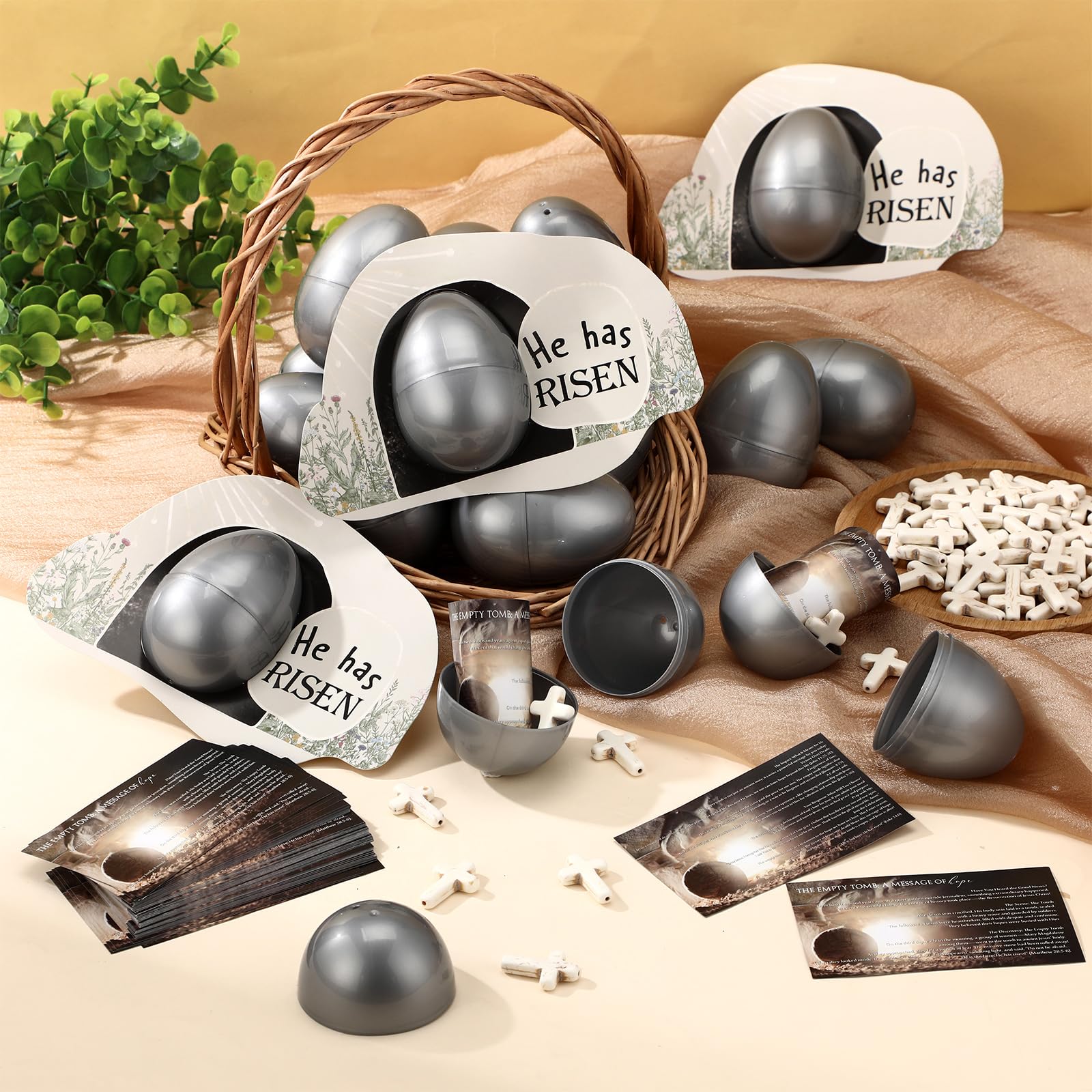 Snapklik.com : VioraWhite 100 Sets/400 Pcs Resurrection Easter Eggs ...