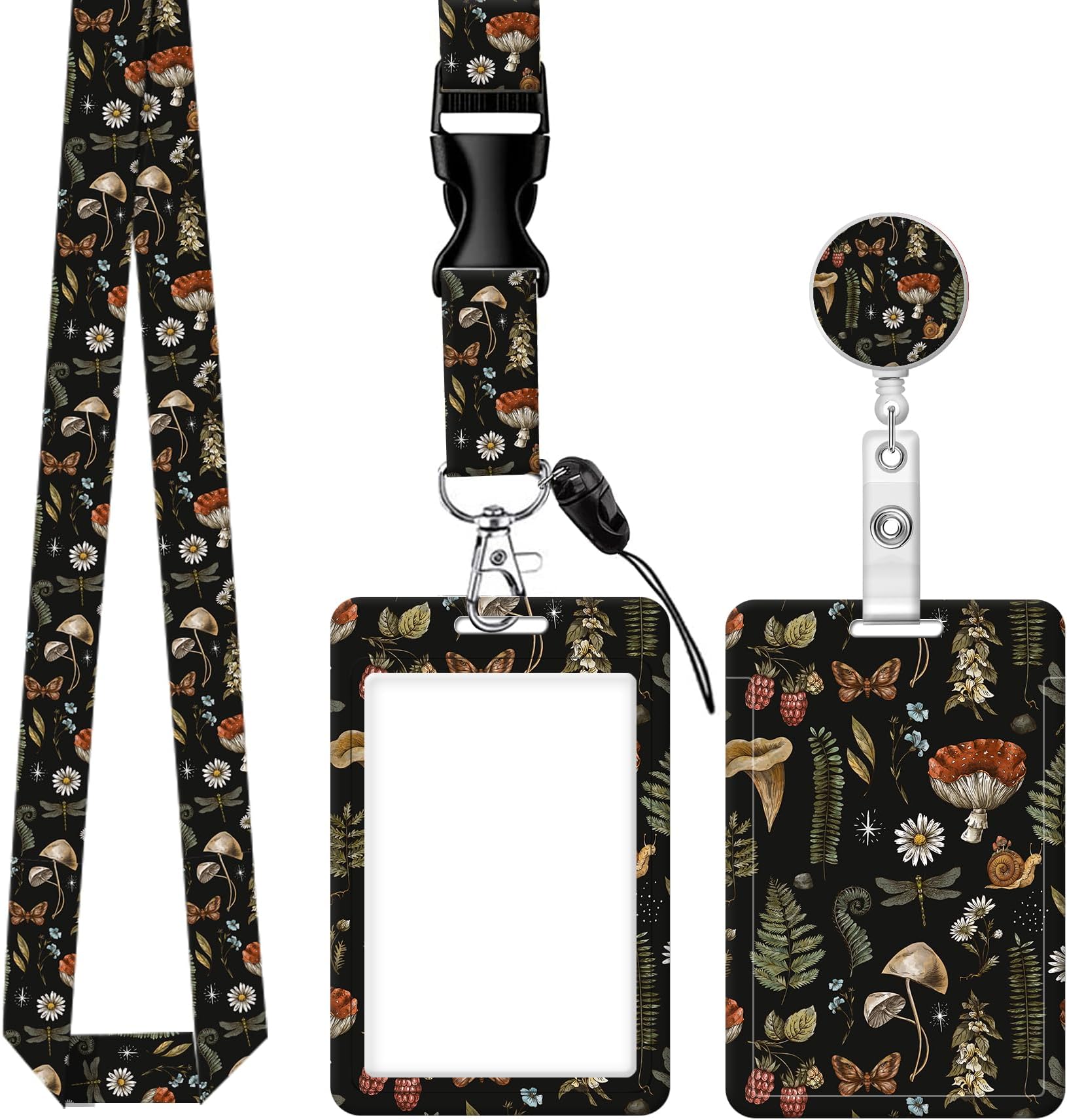 Amazon.com : SUPSLOTH ID Badge Holder with Retractable Badge Reel Clip ...