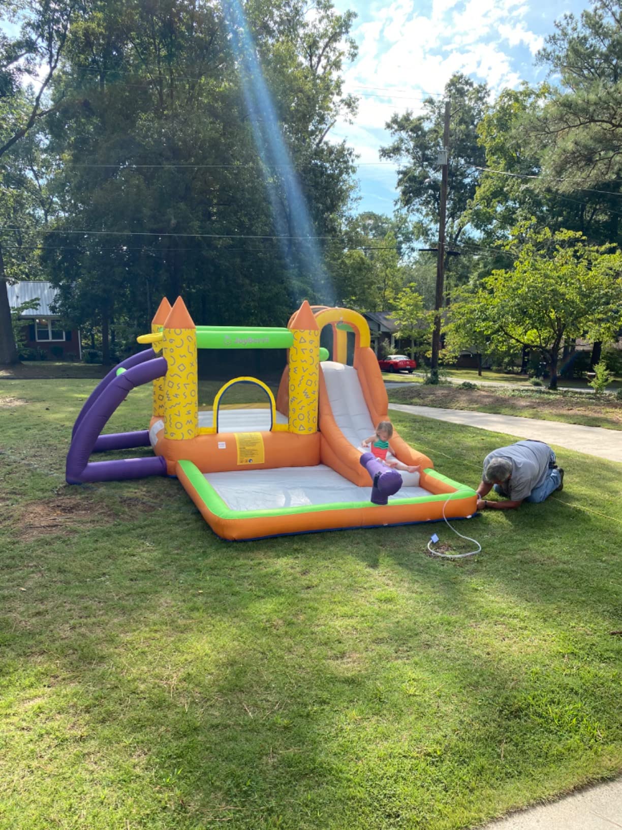 $50/mo - Finance JoyBerri Bounce House Waterslide - Inflatable Water ...