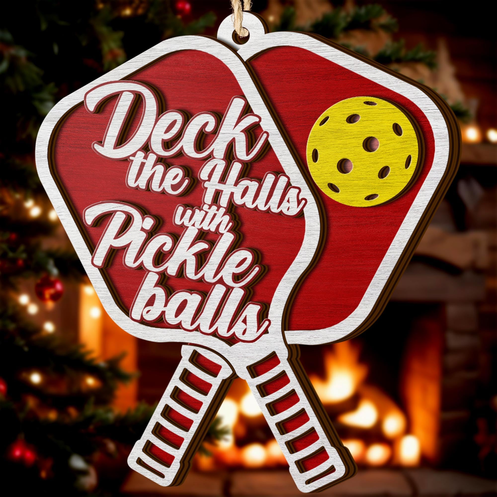 Amazon.com: V Vibepy All Over Printed Pickleball Ornaments 2024 ...
