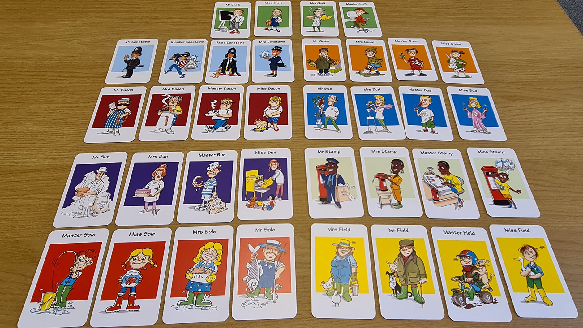Cartamundi Happy Families - Kids Playing Card Game, 1 Pack of Cards ...