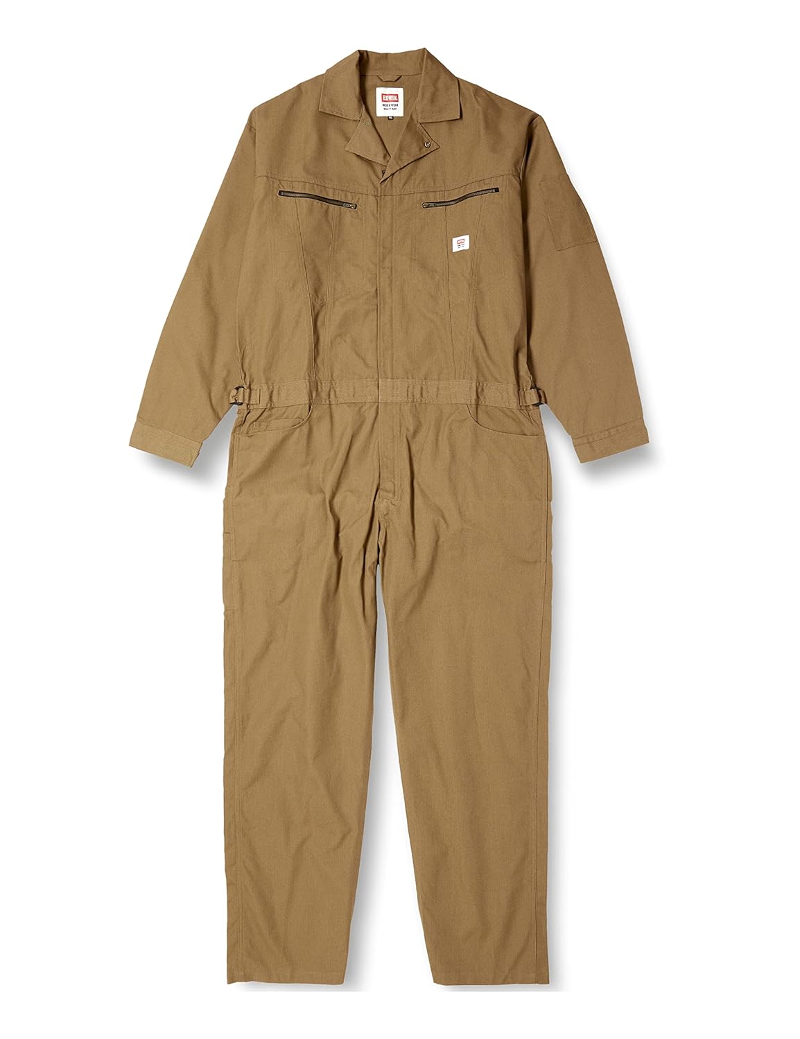 Amazon.co.jp: 山田辰 AUTO-BI EDWIN 年間物つなぎ服 長袖 オールシーズン用 ブラウン 31-81012 BW 4L : ファッション