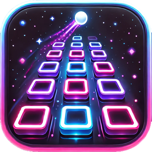 Neon Tiles Space Hop - App on the Amazon Appstore