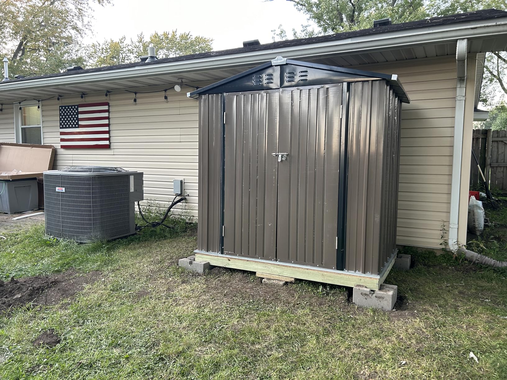 $19/mo - Finance Patiowell 3 x 3 FT Outdoor Storage Shed,Small Garden ...