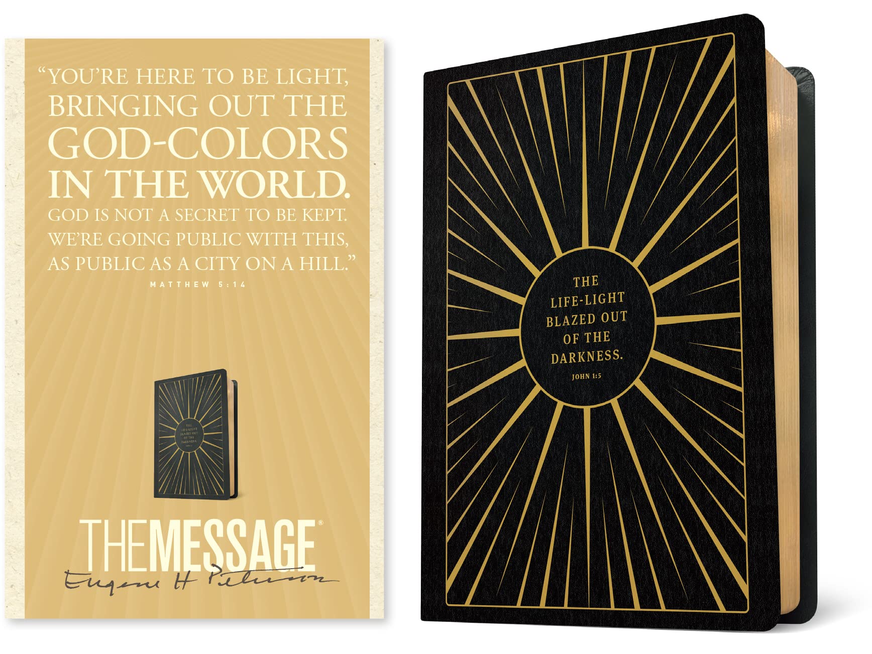 The Message Anniversary Edition (Leather-Look, Life-Light Black ...