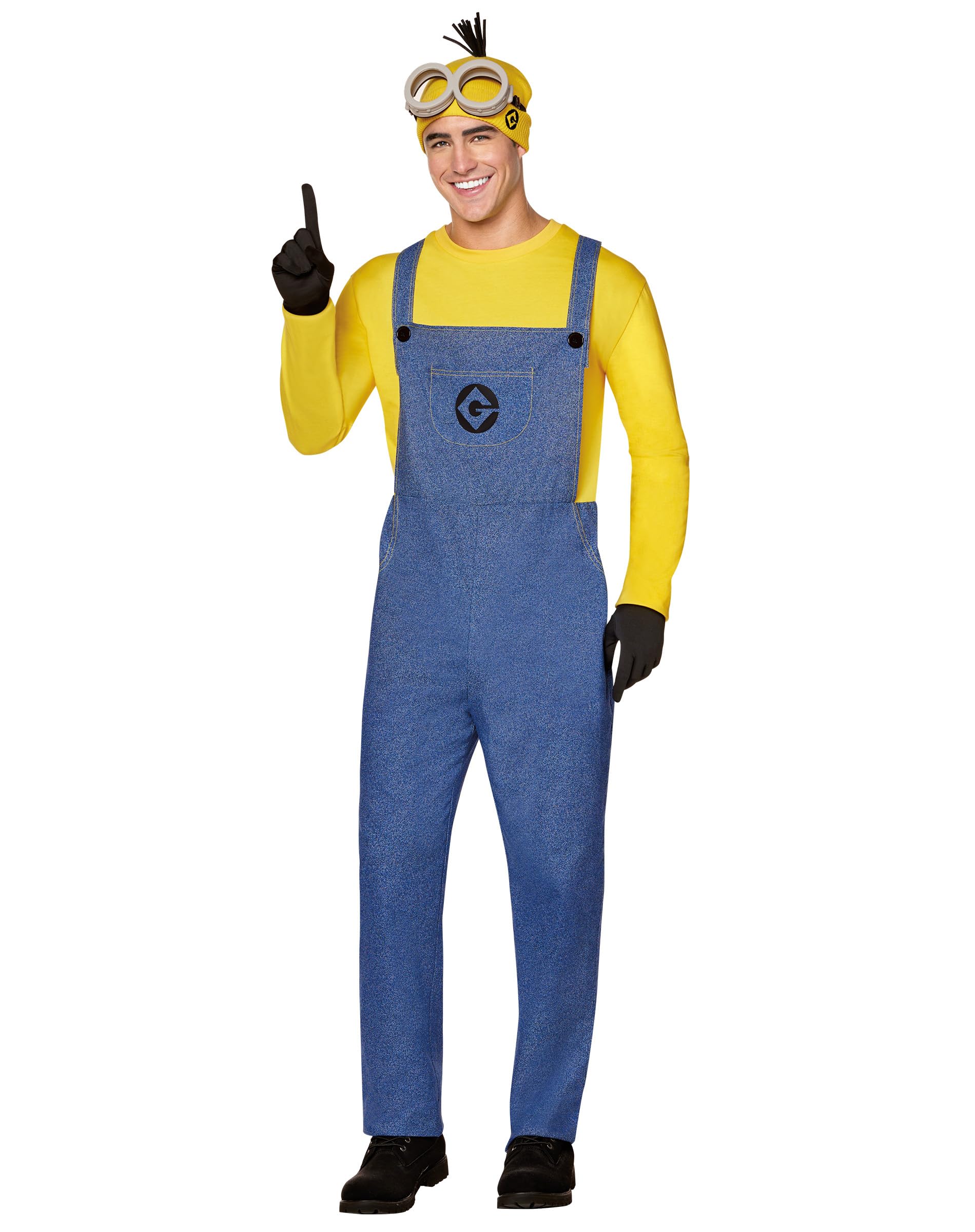 Amazon.com: Spirit Halloween Minions Adult Kevin Costume | Officially ...