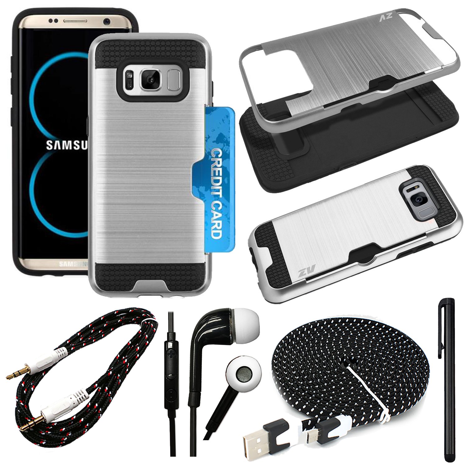 Amazon.com: QCO WIRELESS Rugged Shock Proof Case + 6ft Premium USB ...