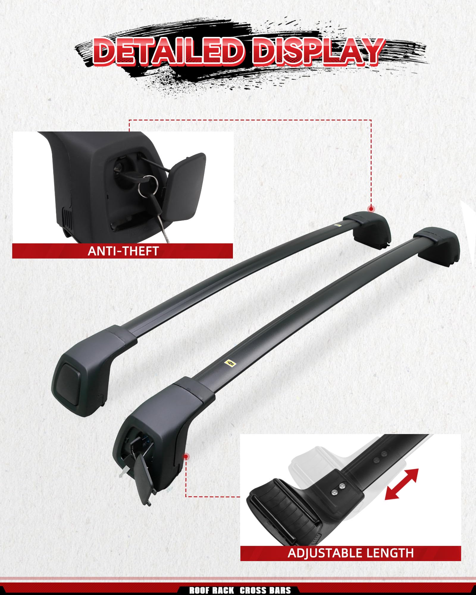 Snapklik.com : Roof Rack Cross Bars Fit For Kia Seltos KX3 2021 2022 ...