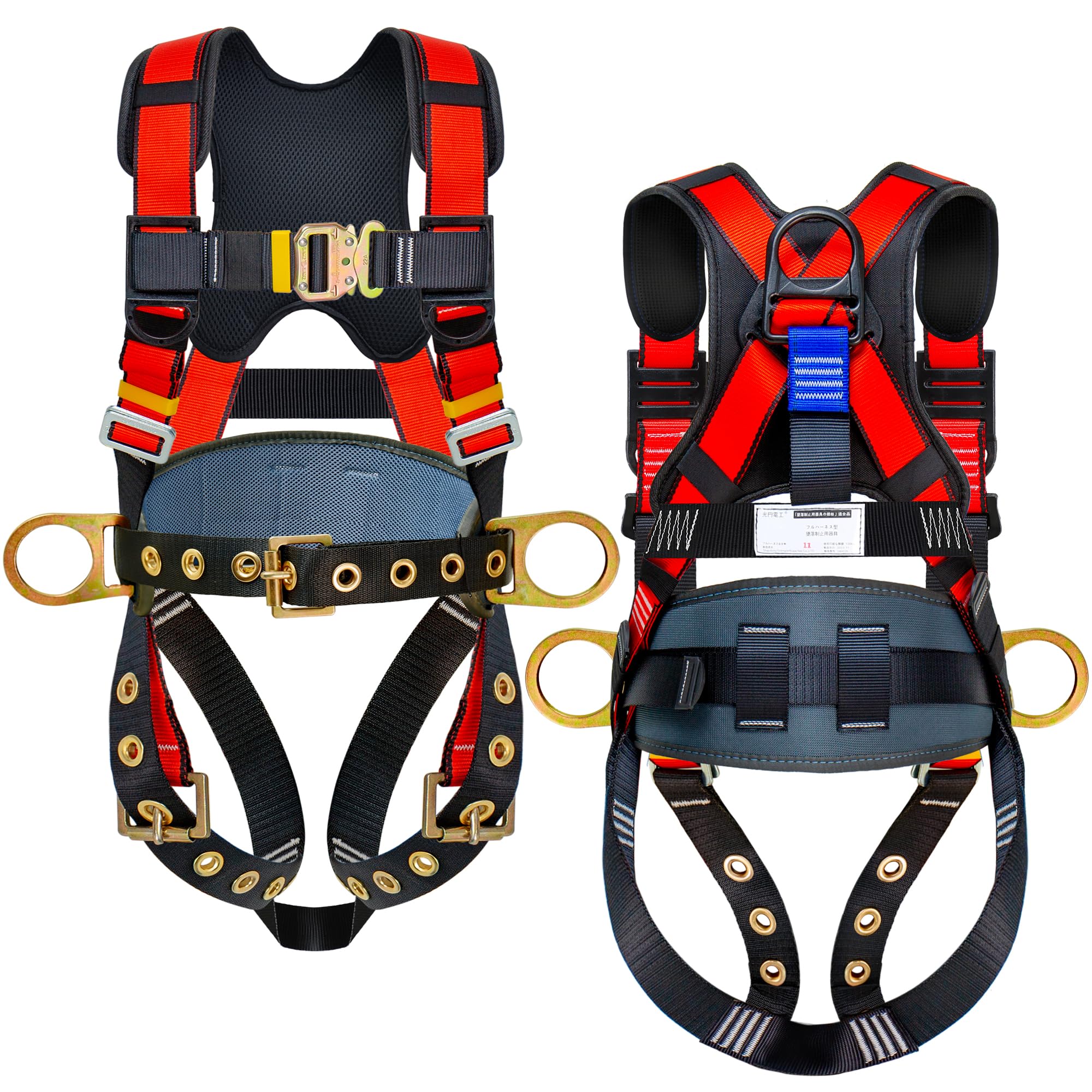 Buy Fall Arrest Safety Harnesses Full Body Protection Roofing Harness ...