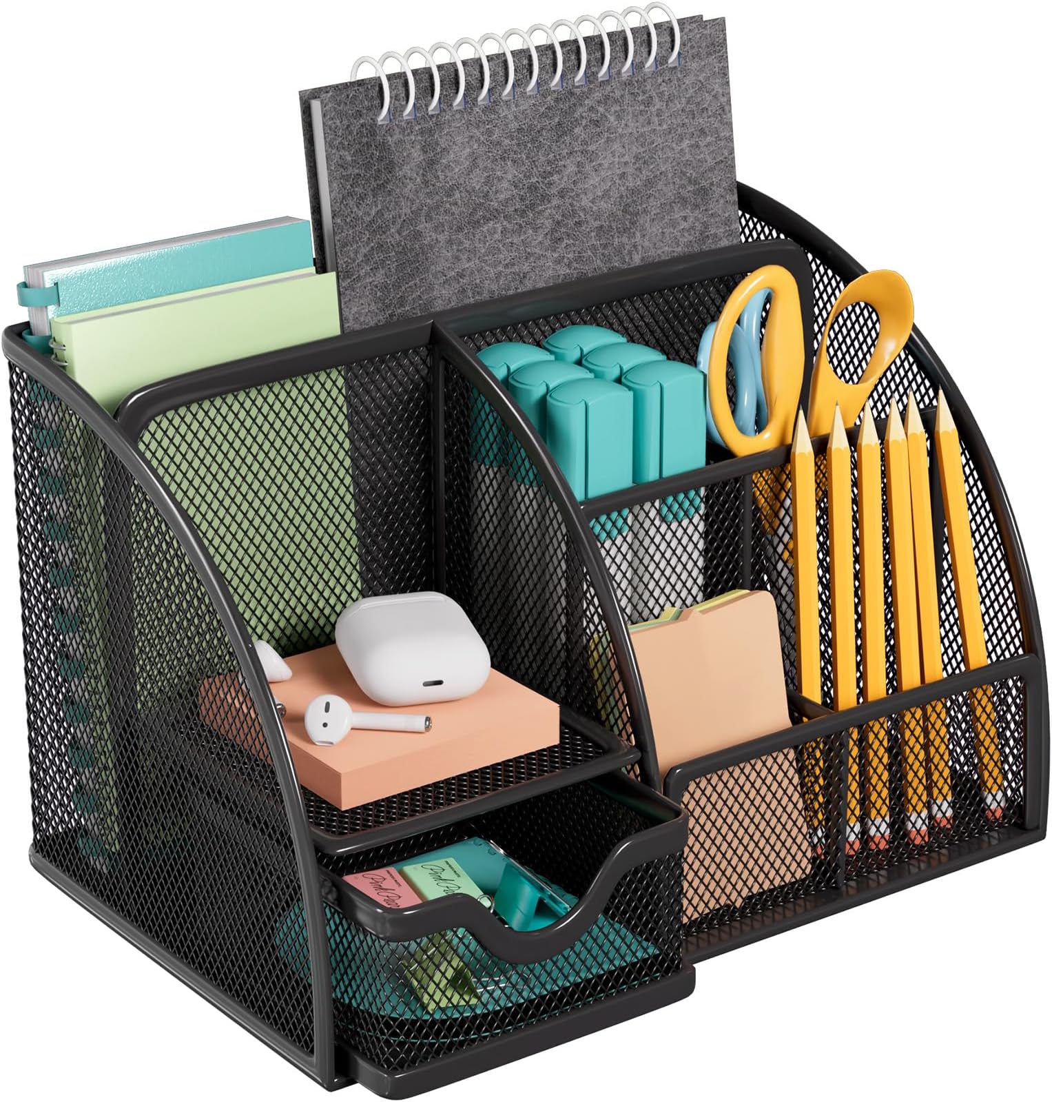 Amazon.com : MYYZMY Mesh Desk Organizer,Desktop Organizer Metal Office ...