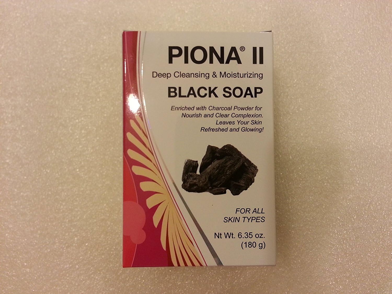 Amazon.com : Piona II Deep Cleansing and Moisturizing Black Soap 6.35 ...