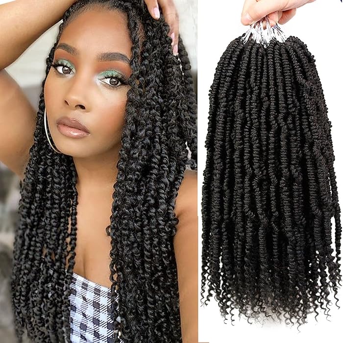 Buy Bomb Twist Crochet Hair 18 Inch 6 Packs Spring Twist Crochet Hair ...