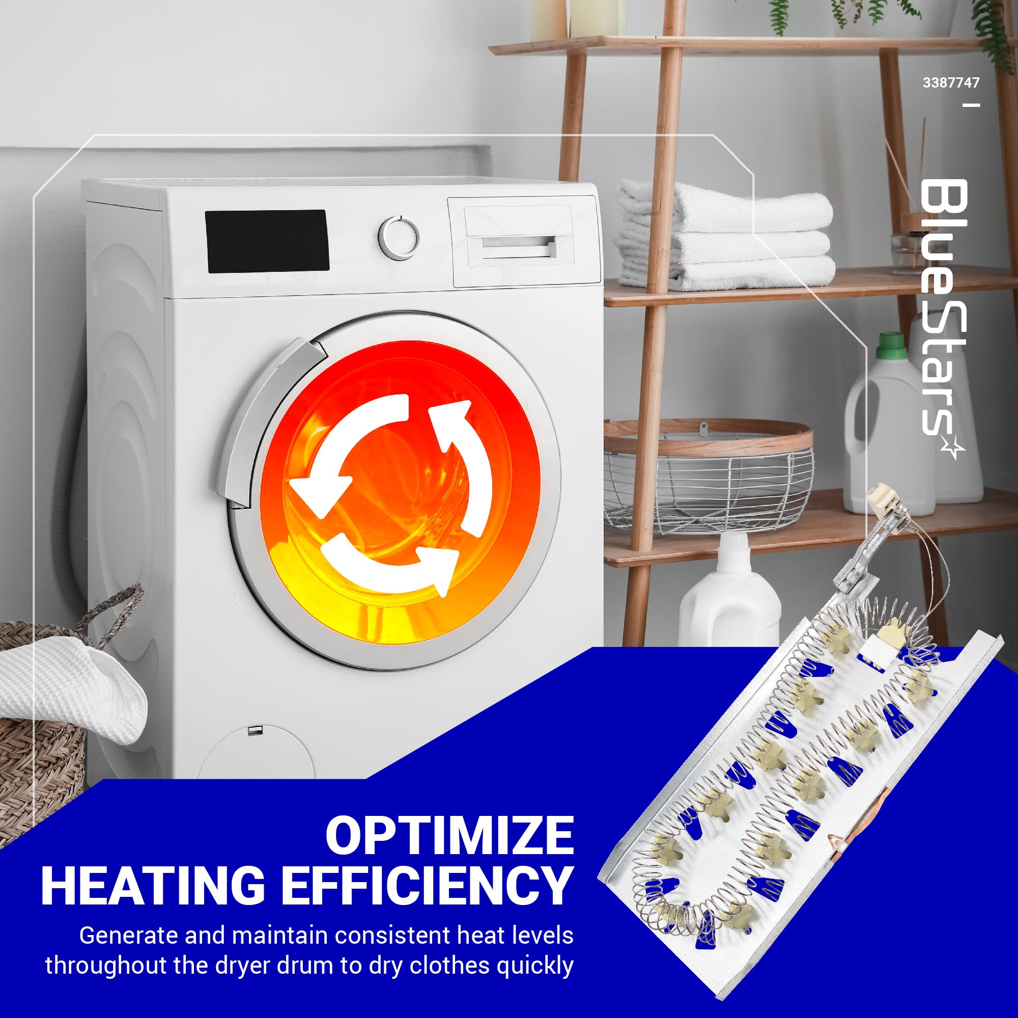 Snapklik.com : BlueStars 2 Packs 3387747 W11344457 Dryer Heating ...