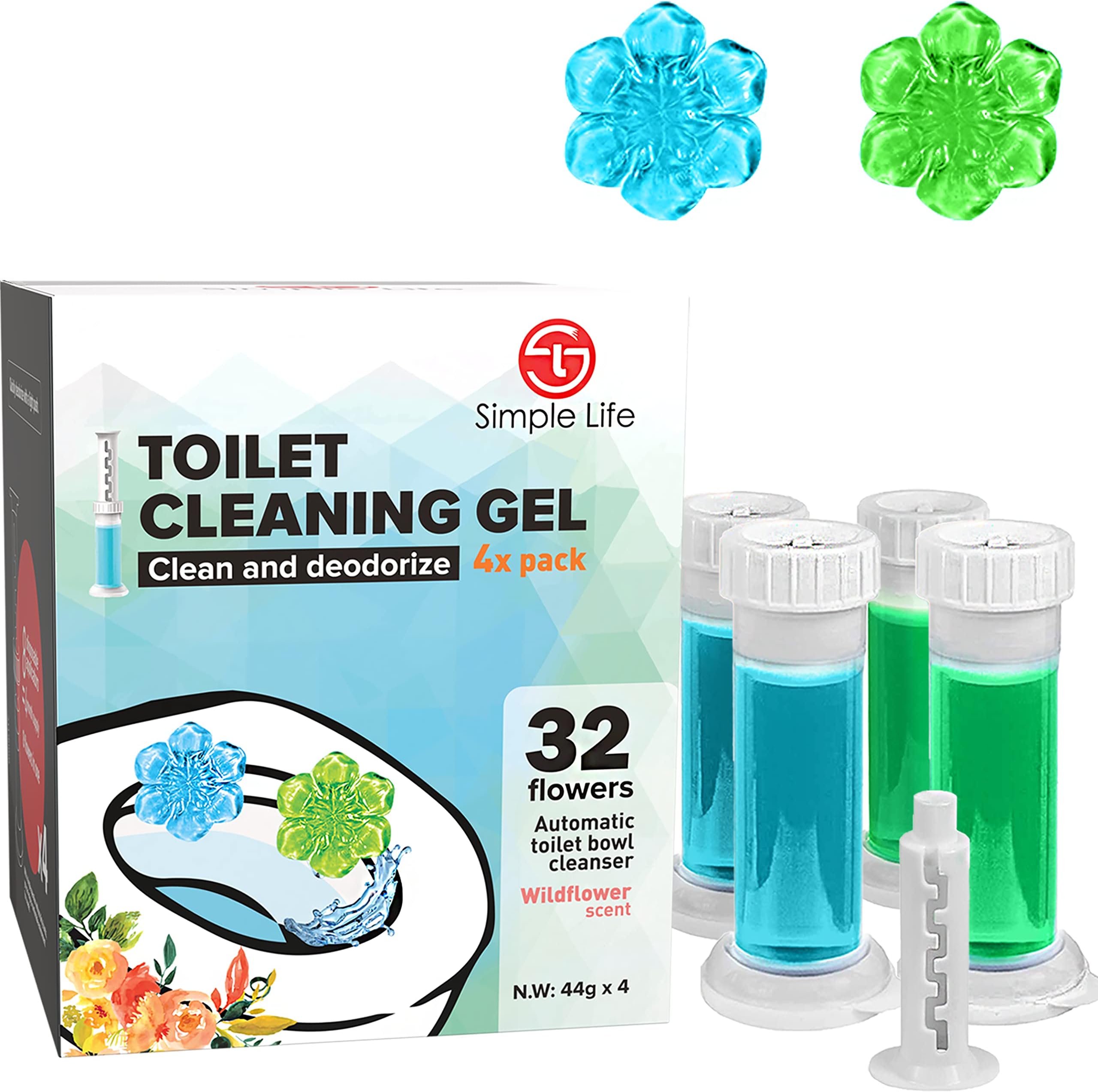 Amazon.com: Lysol Click Gel Automatic Toilet Bowl Cleaner, Ocean Fresh ...