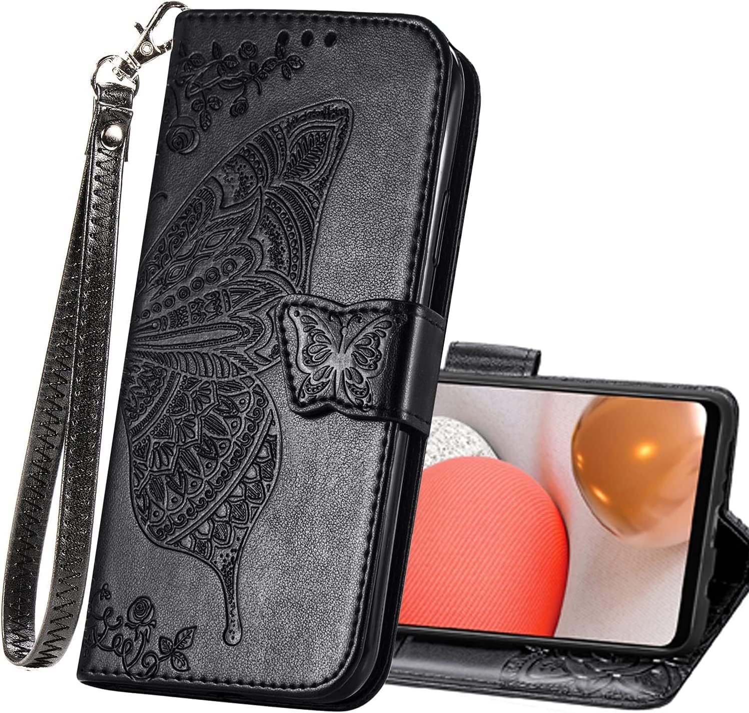 Amazon.com: Galaxy A32 5G Case,for Samsung A32 5G PU Leather Wallet Flip Protective Phone Case ...