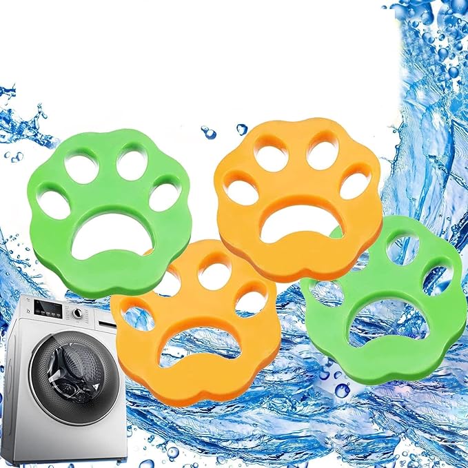 Amazon.com: 4 PCS Pet Hair Remover for Laundry Hair Catcher for Washing ...