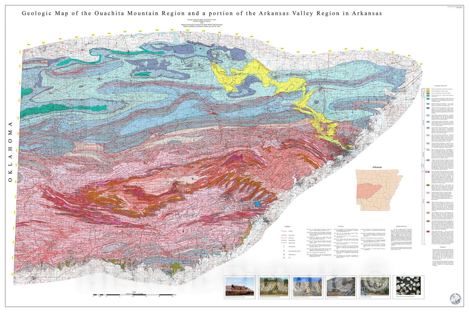Ouachita Mountains Map