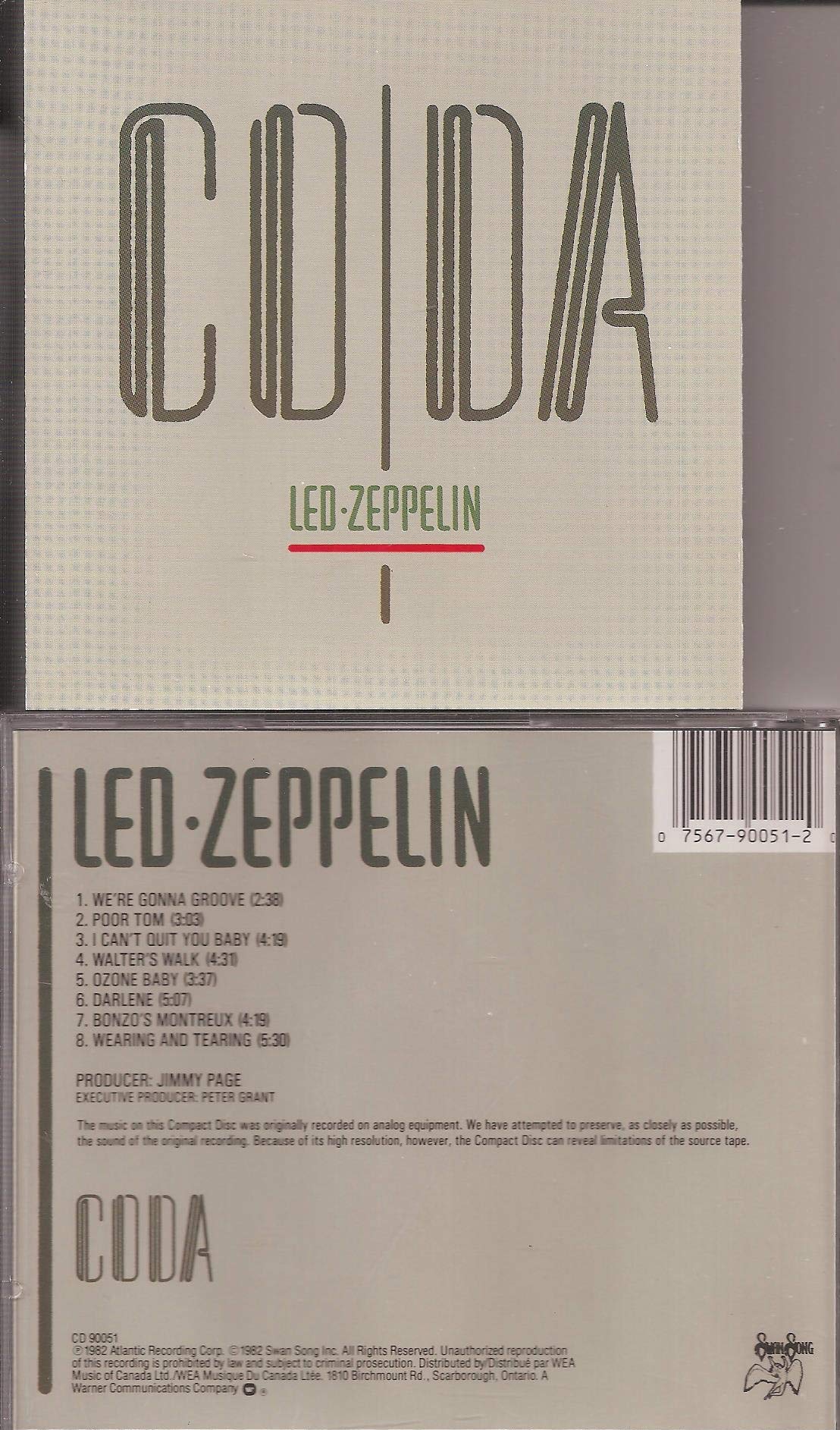 Coda: Amazon.co.uk: CDs & Vinyl