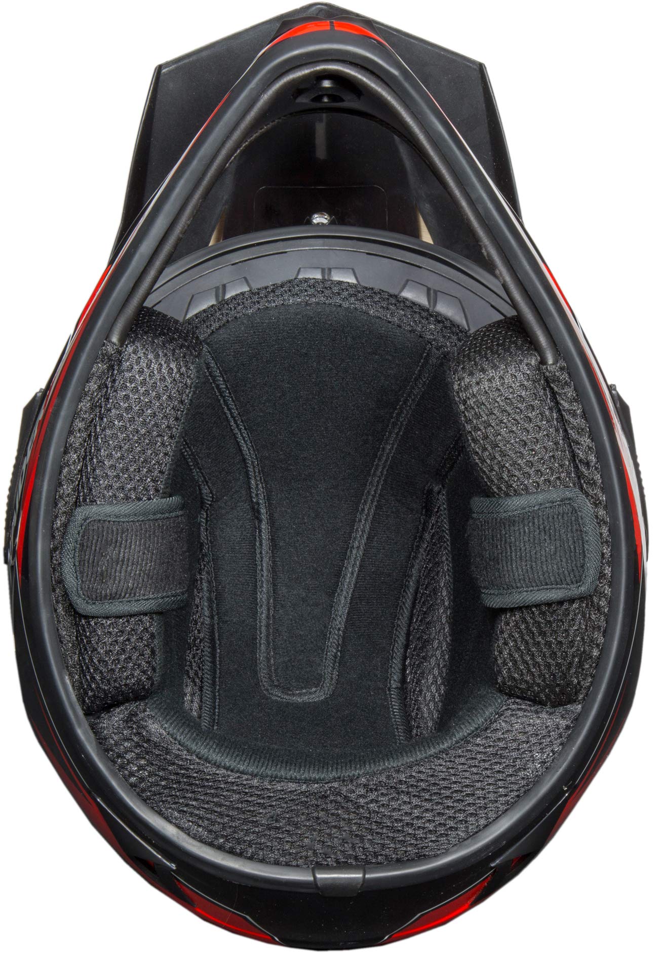 Snapklik.com : 2121014 RX1 Red Medium Adult MX Off-Road Helmet