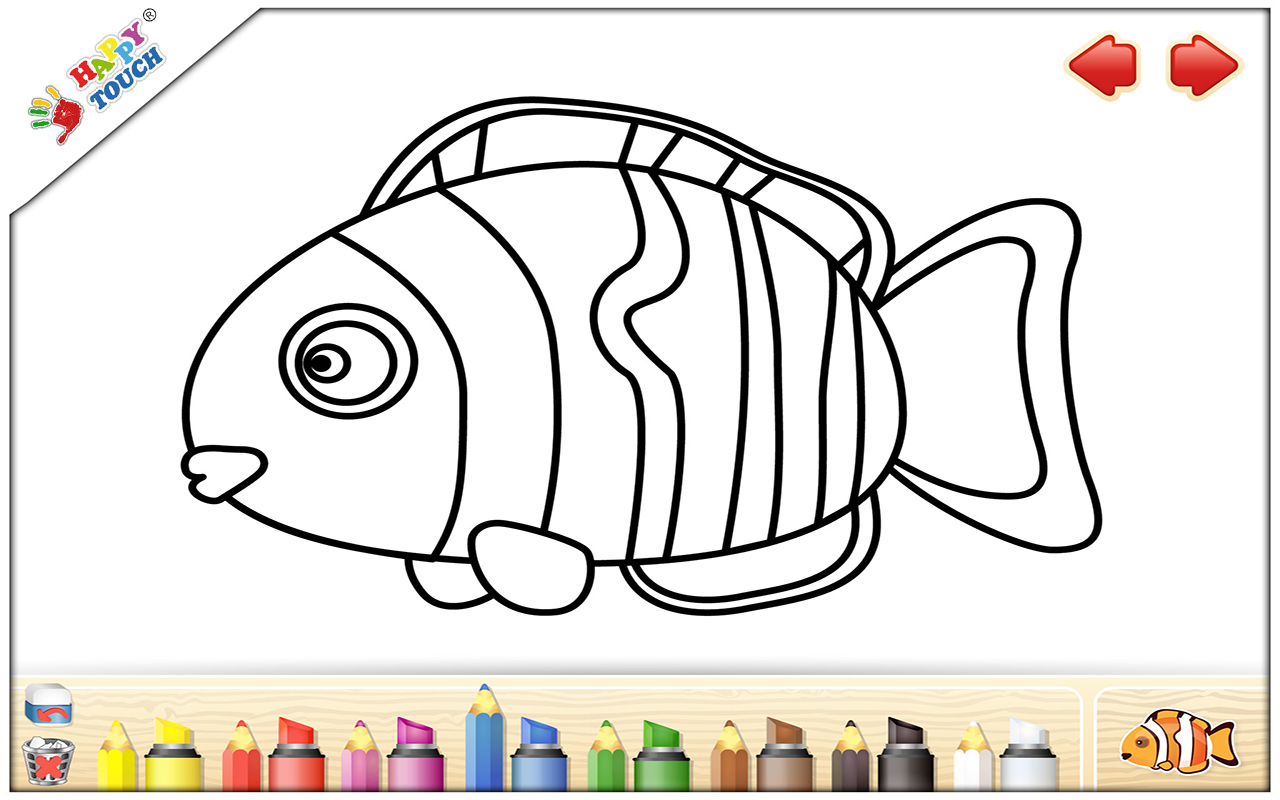Animal Coloring Book for Kids (by Happy Touch Apps for Kids):Amazon.com ...