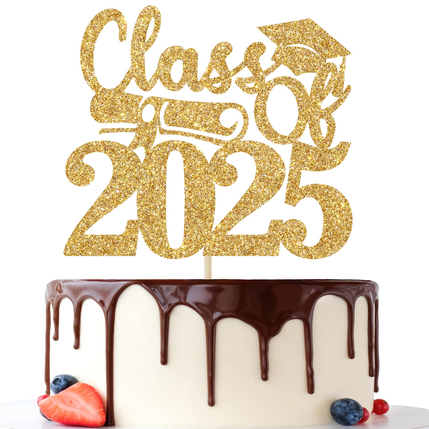 Amazon.com: Class of 2025 Cake Topper, 2025 High School Graduation ...