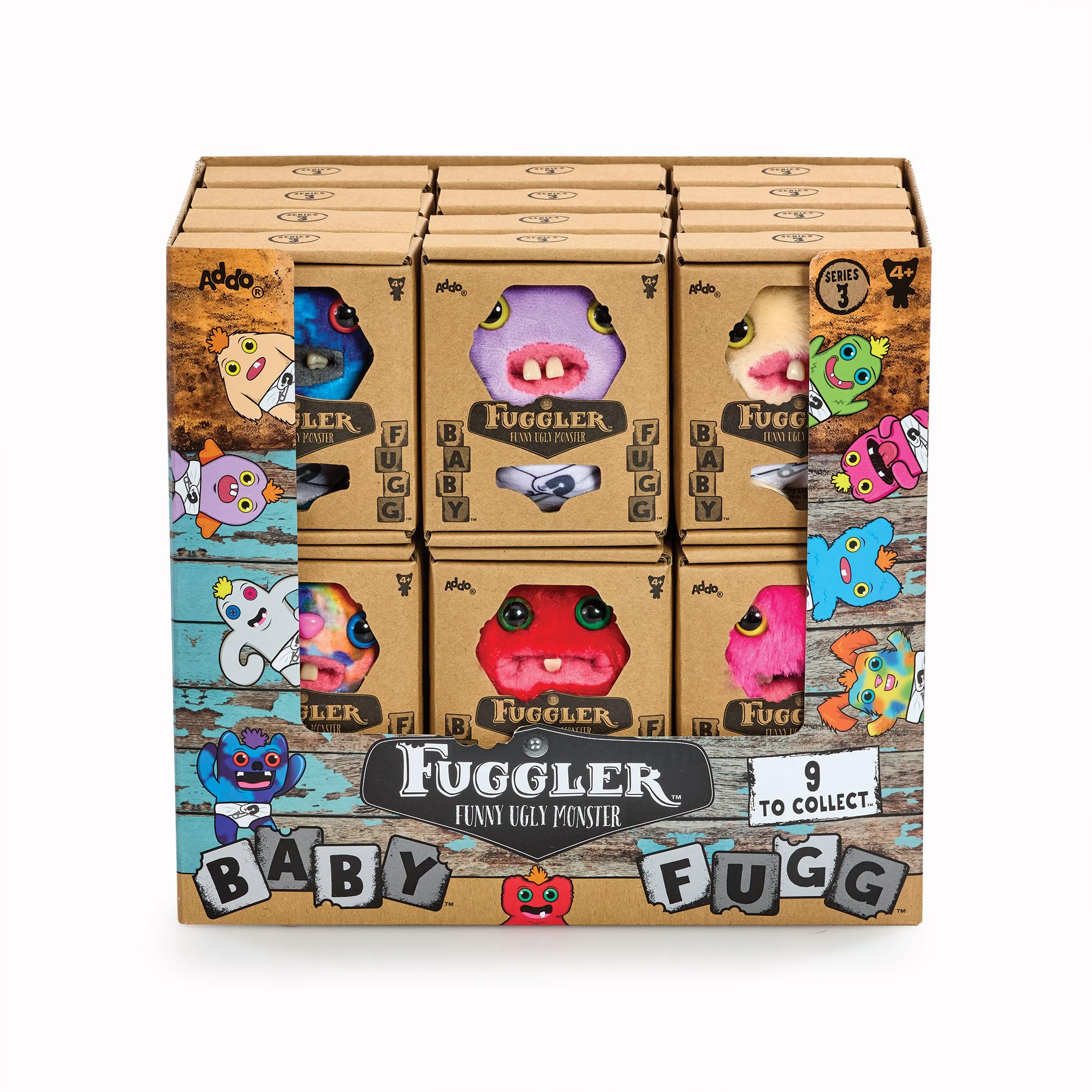 Fuggler Baby Fugg Series 3 Soft Toy (Styles Vary) For Children From 3 ...