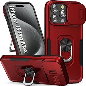 Amazon.com: SEFING Case for iPhone 15 Pro Max Case 15 Pro Max iPhone Case with Camera Lens Cover ...