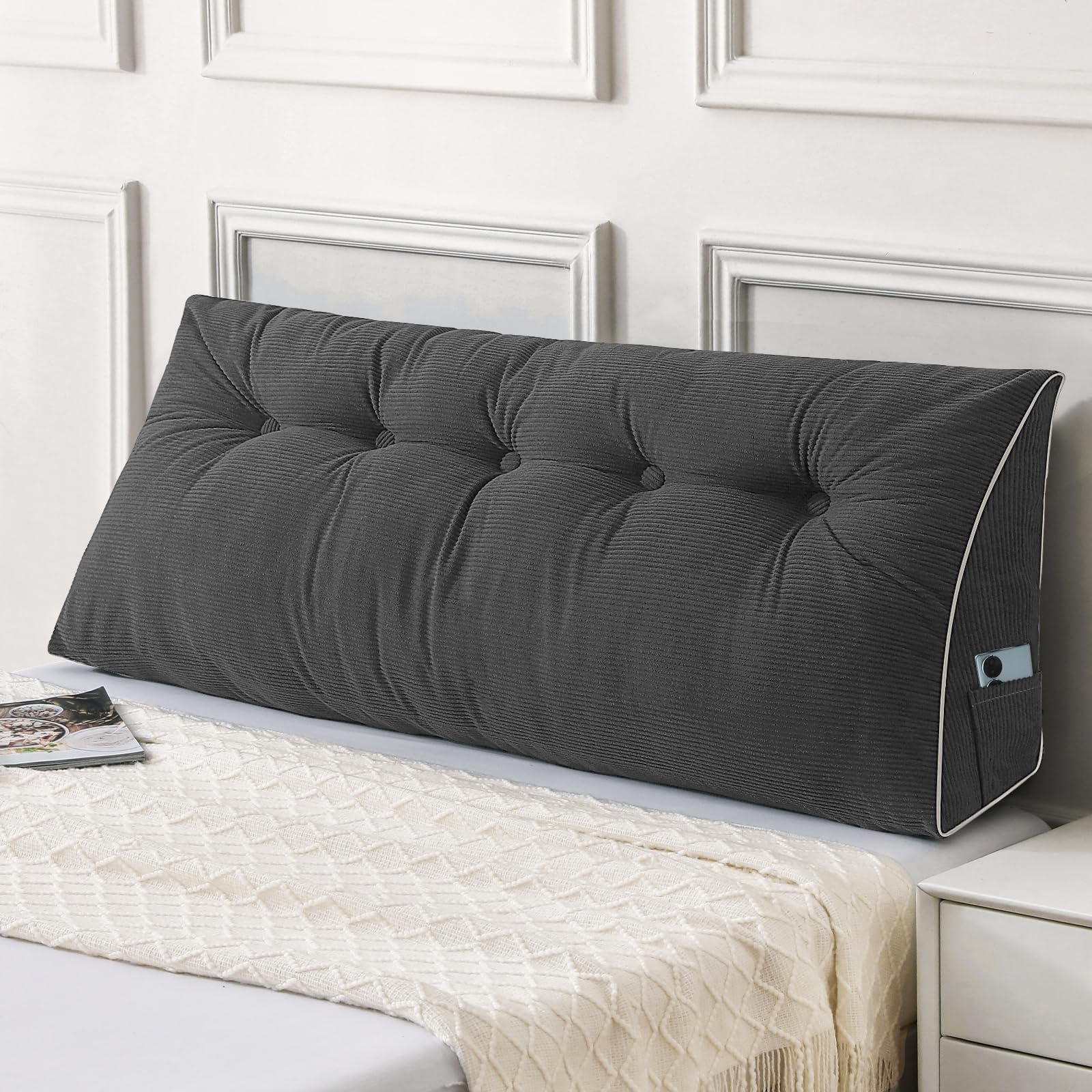 Amazon.com: BayHomes Custom Wedge headboard Pillow Dorm backrest ...