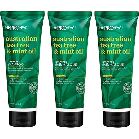 Amazon.com : Hi-Pro-Pac Australian Tea Tree and Mint Oil Shampoo and ...
