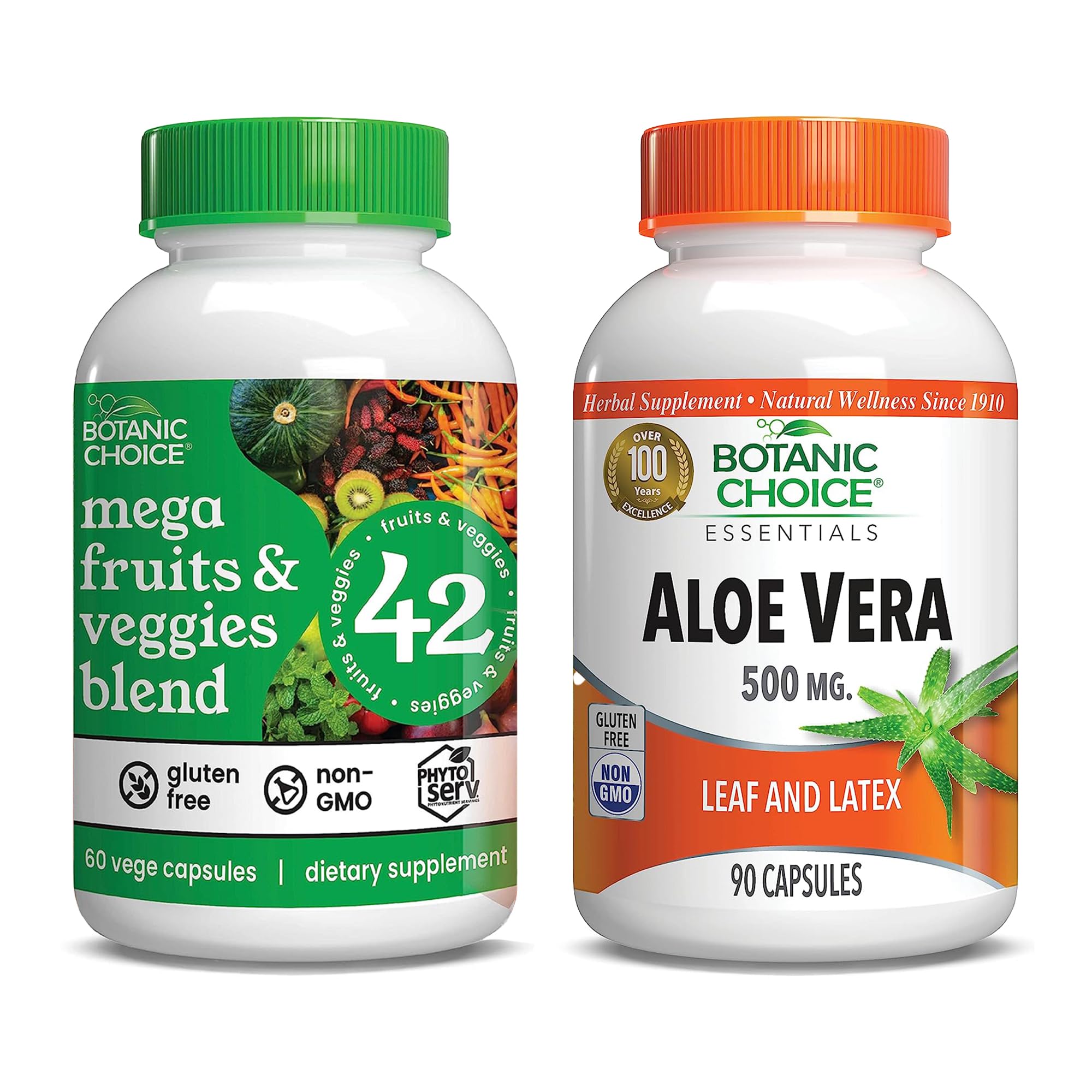 Amazon.com: Botanic Choice Mega Fruits and Veggies Blend (60 Capsules ...