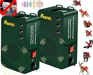 2 x Ultrasonic Wildlife Repellent Device Marten Protection Car with LED ...