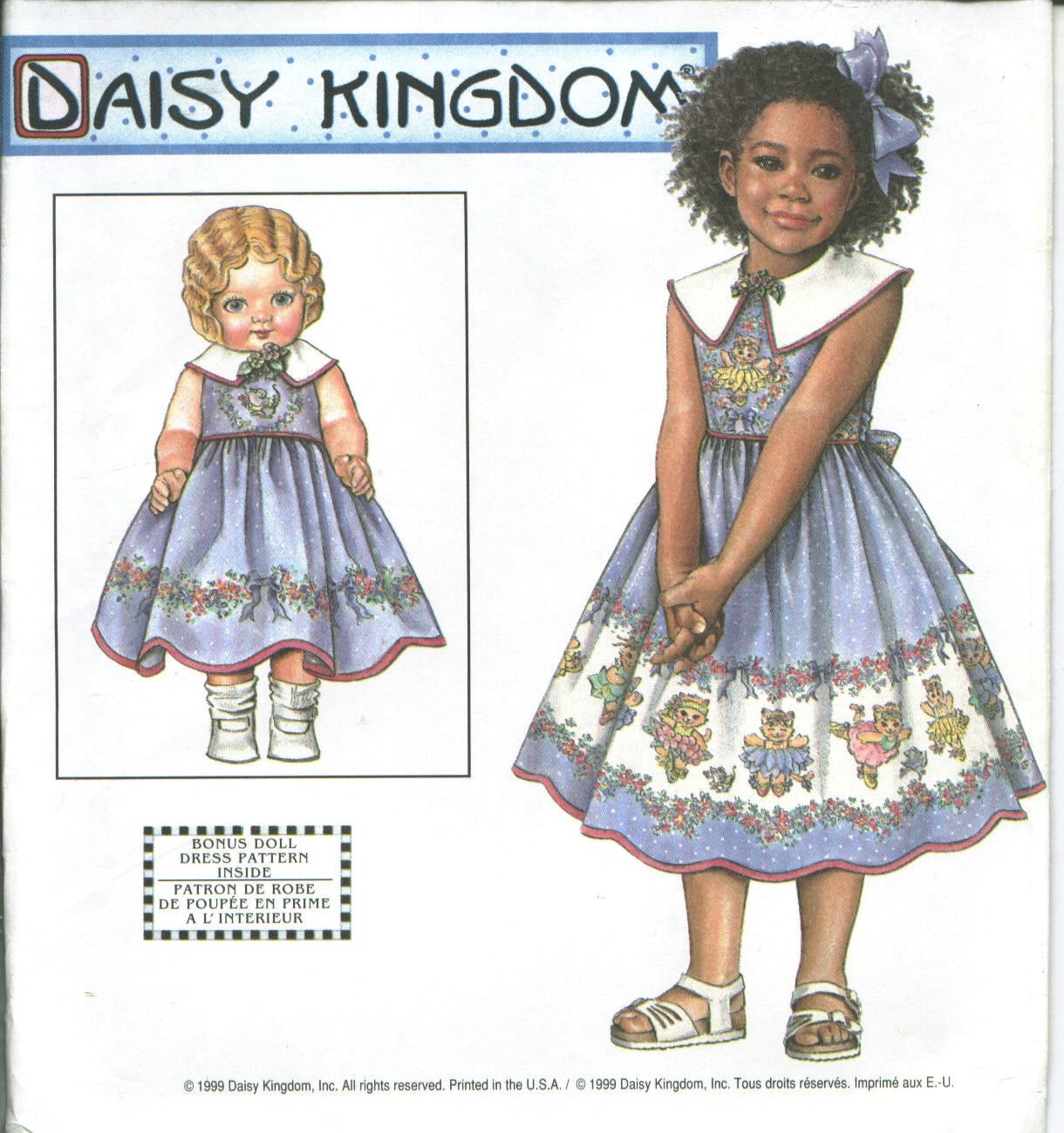 Amazon.com: SIMPLICITY 8677 GIRLS' DRESS & MATCHING 18" DOLL DRESS ...