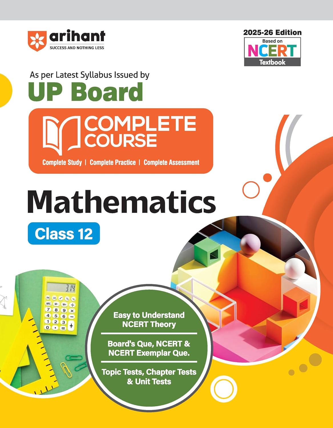 (Old Edition) Arihant UP Board Complete Course Mathematics Class 12 ...