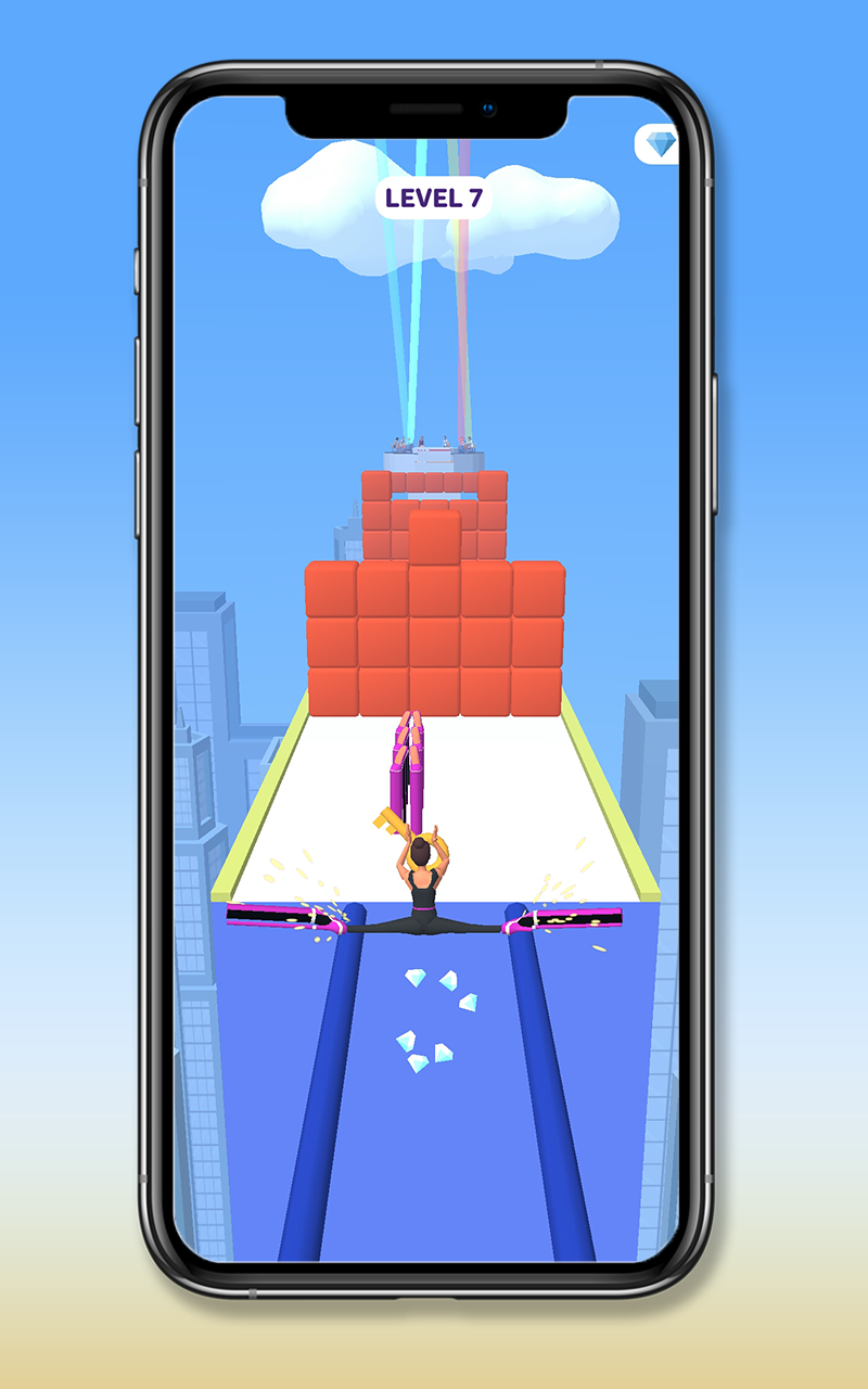 High Shiny Heels Simulator Girl Runner on Heels Fat Body Run Shoe Race ...