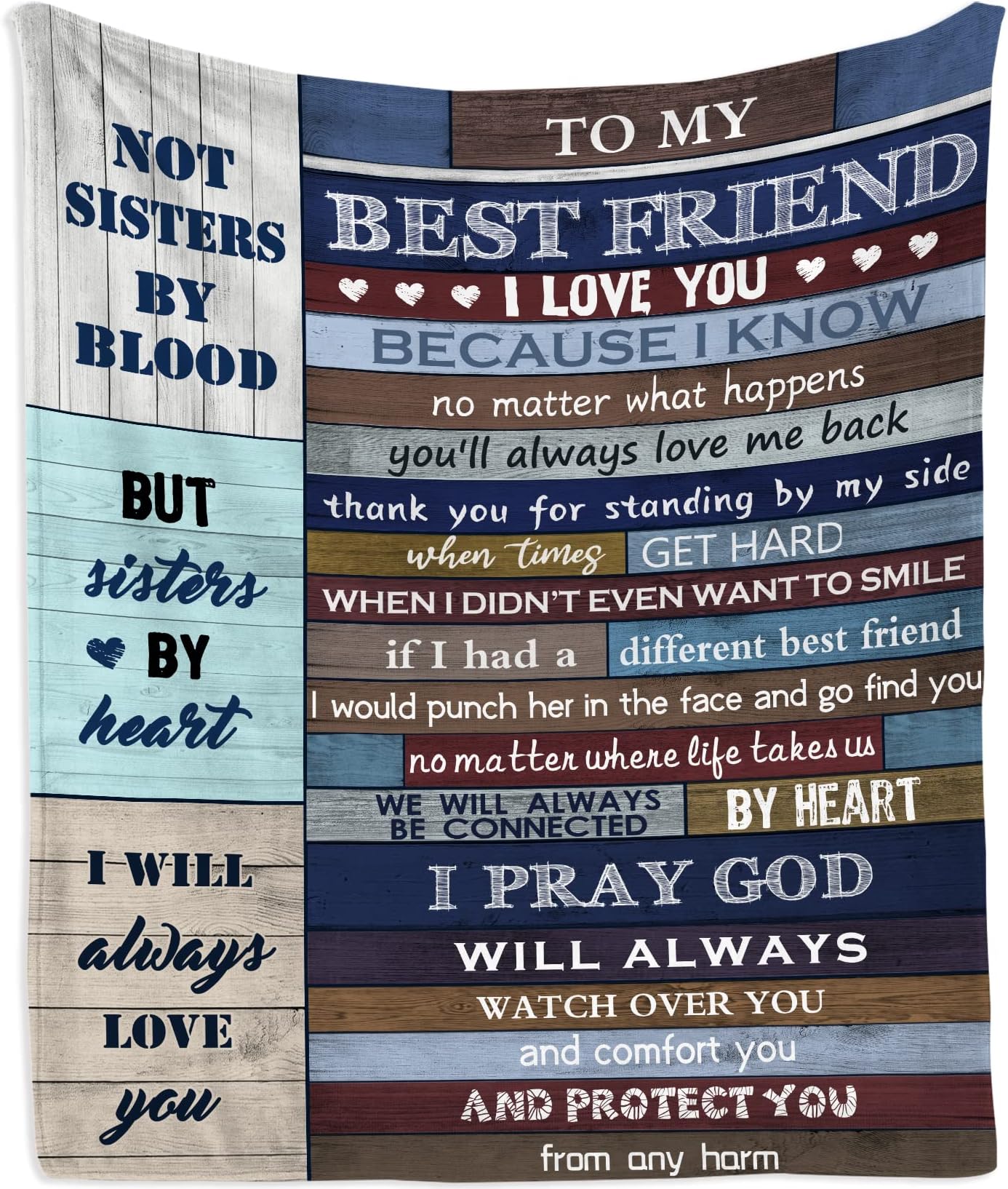 Amazon.com: Lviliss Best Friend Birthday Gifts, Best Friend Blanket ...