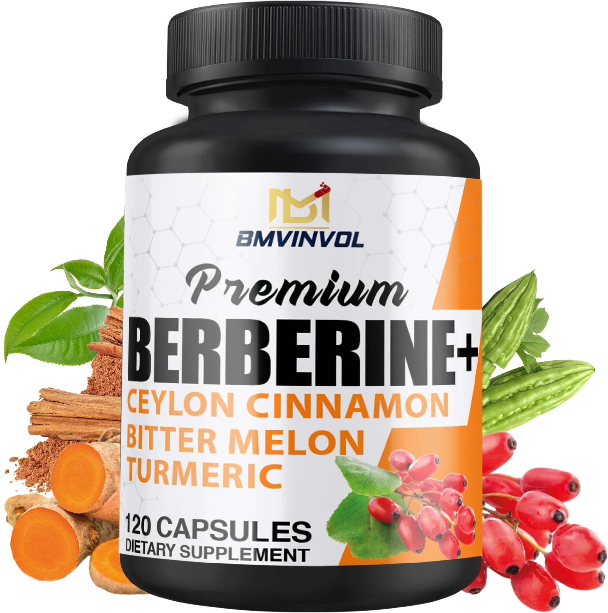 Amazon.com: Berberine HCl, 150 Capsules - Plus Ceylon Cinnamon ...