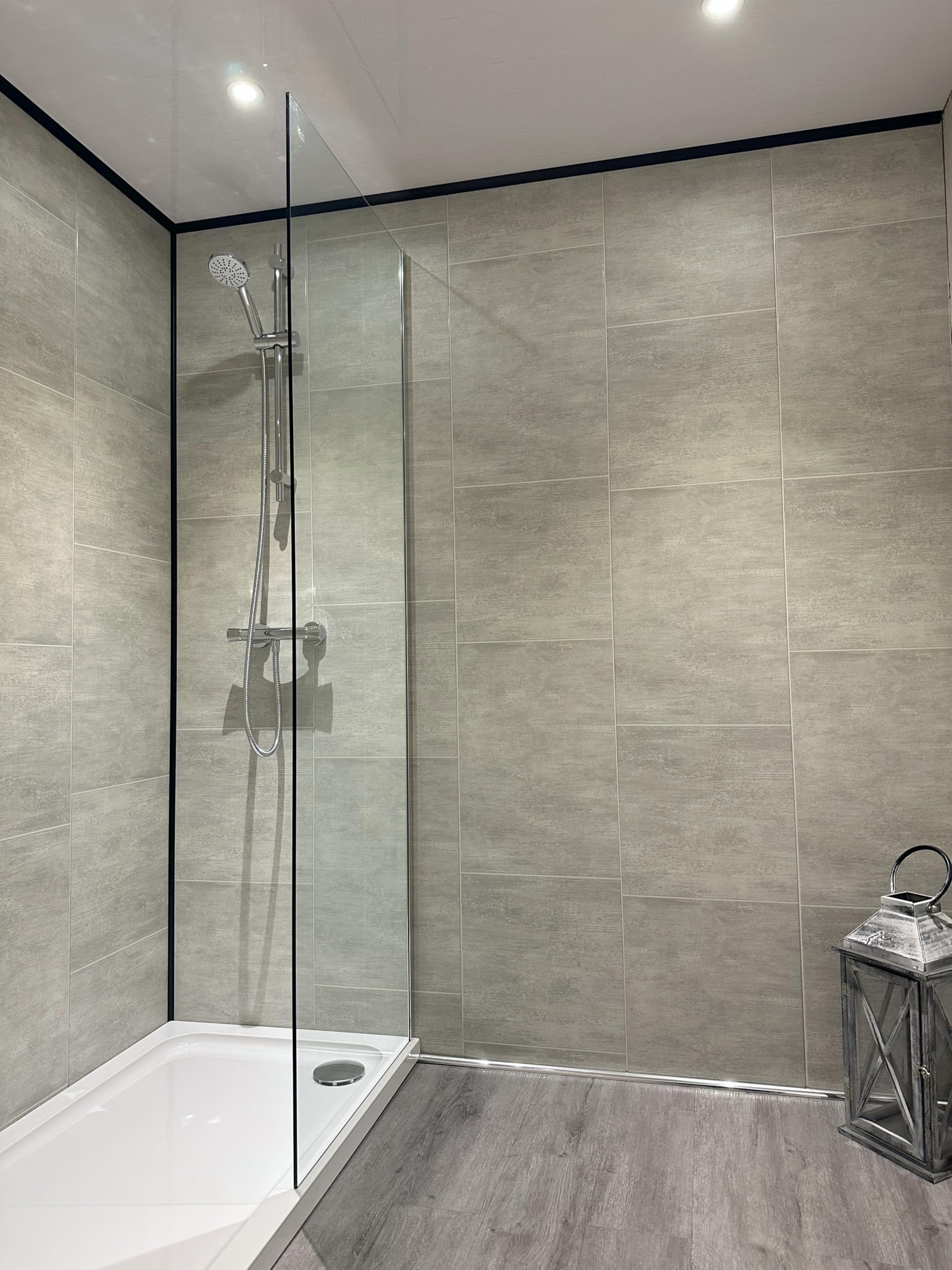 Bathroom Plastic Cladding Shower Backing, Jointless Wall Cladding Made