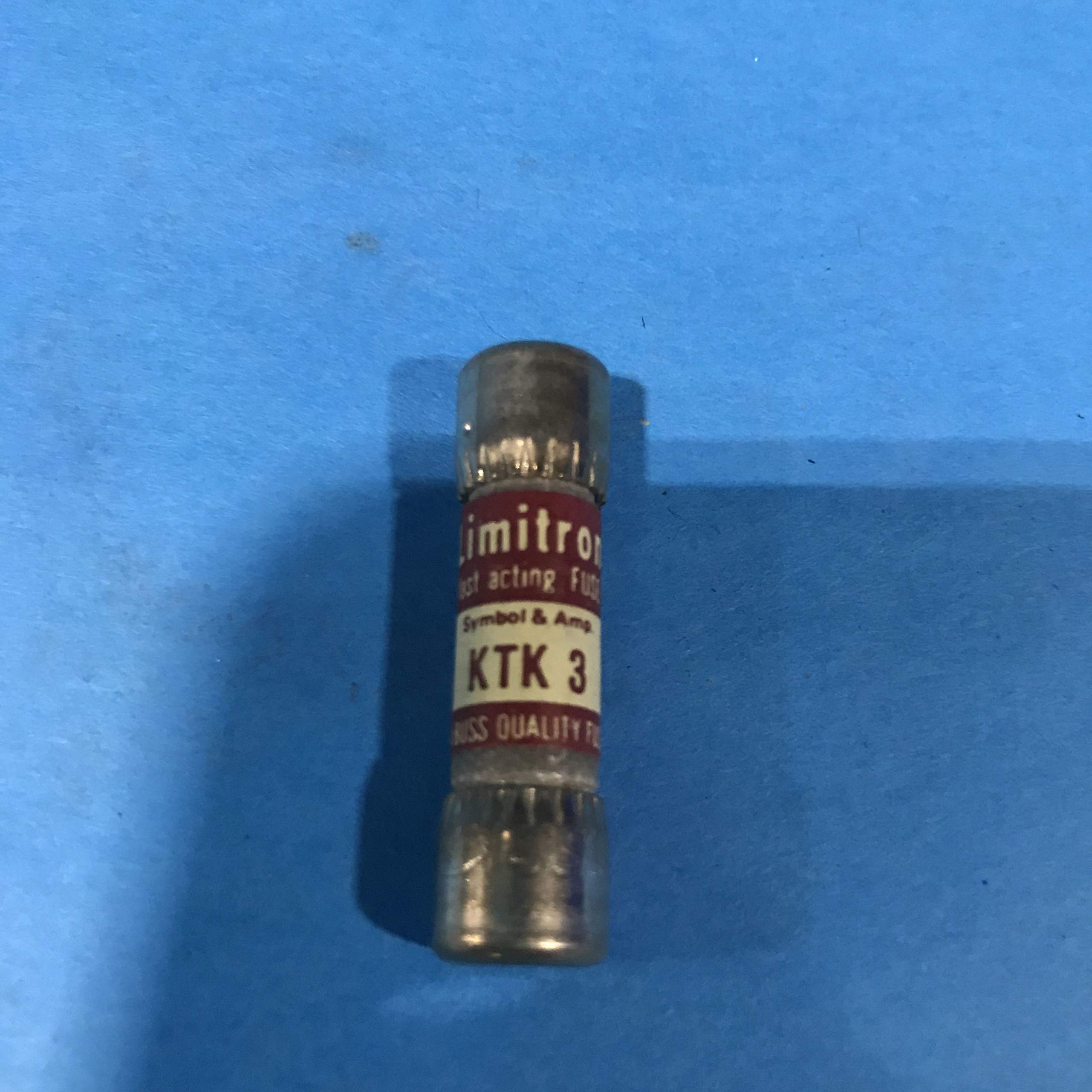 Bussmann Brand KTK-3 (KTK-3) 3 Amp Limitron Fast Acting Supplementary ...