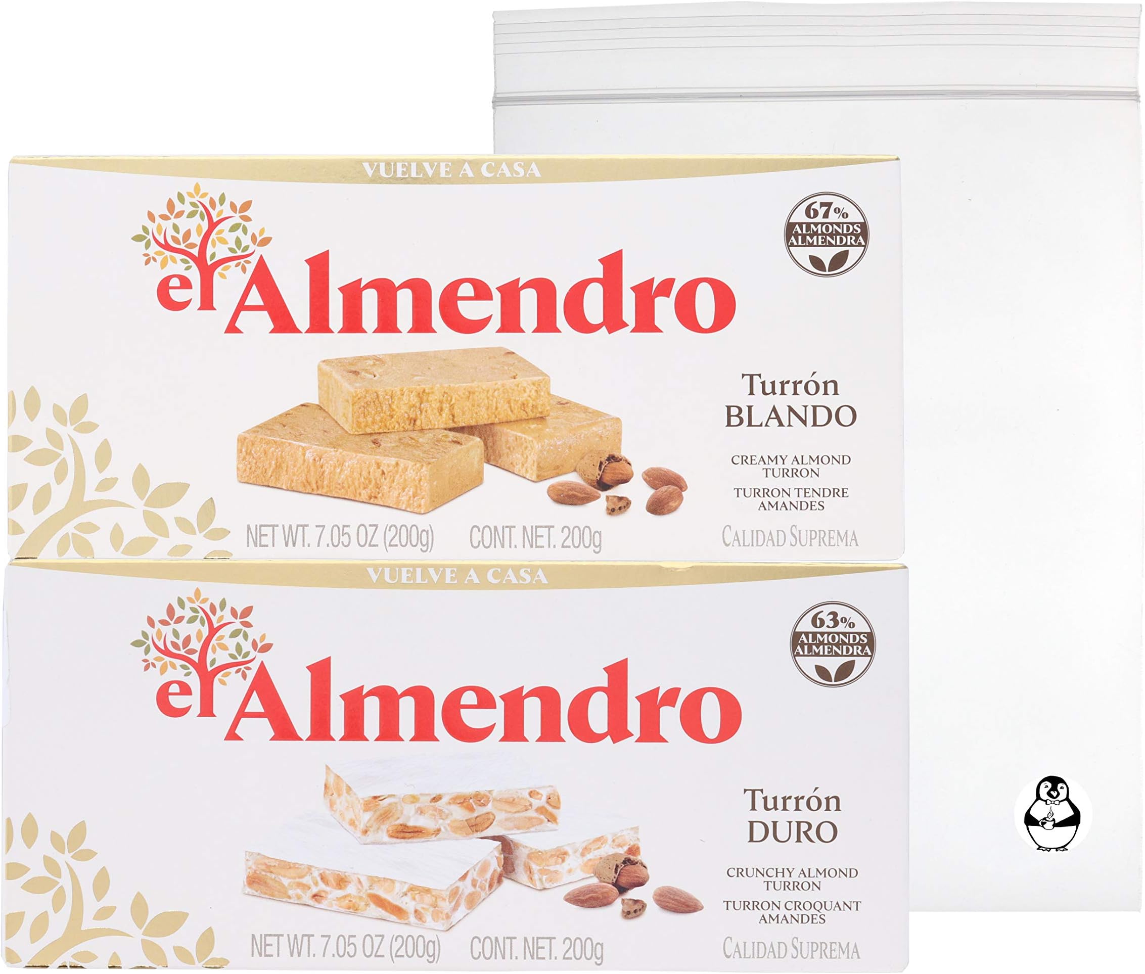 Amazon.com: El Almendro Turron Blondo Traditional Soft Spanish Torrone ...