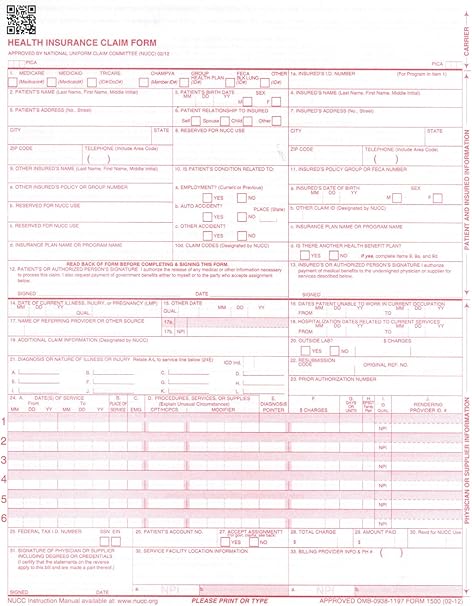 UB 04 CMS 1450 Health Insurance Claim Form 500 Count 3 Pack ub-04-cms-1450-health-insurance-claim-form-500-count-3-pack