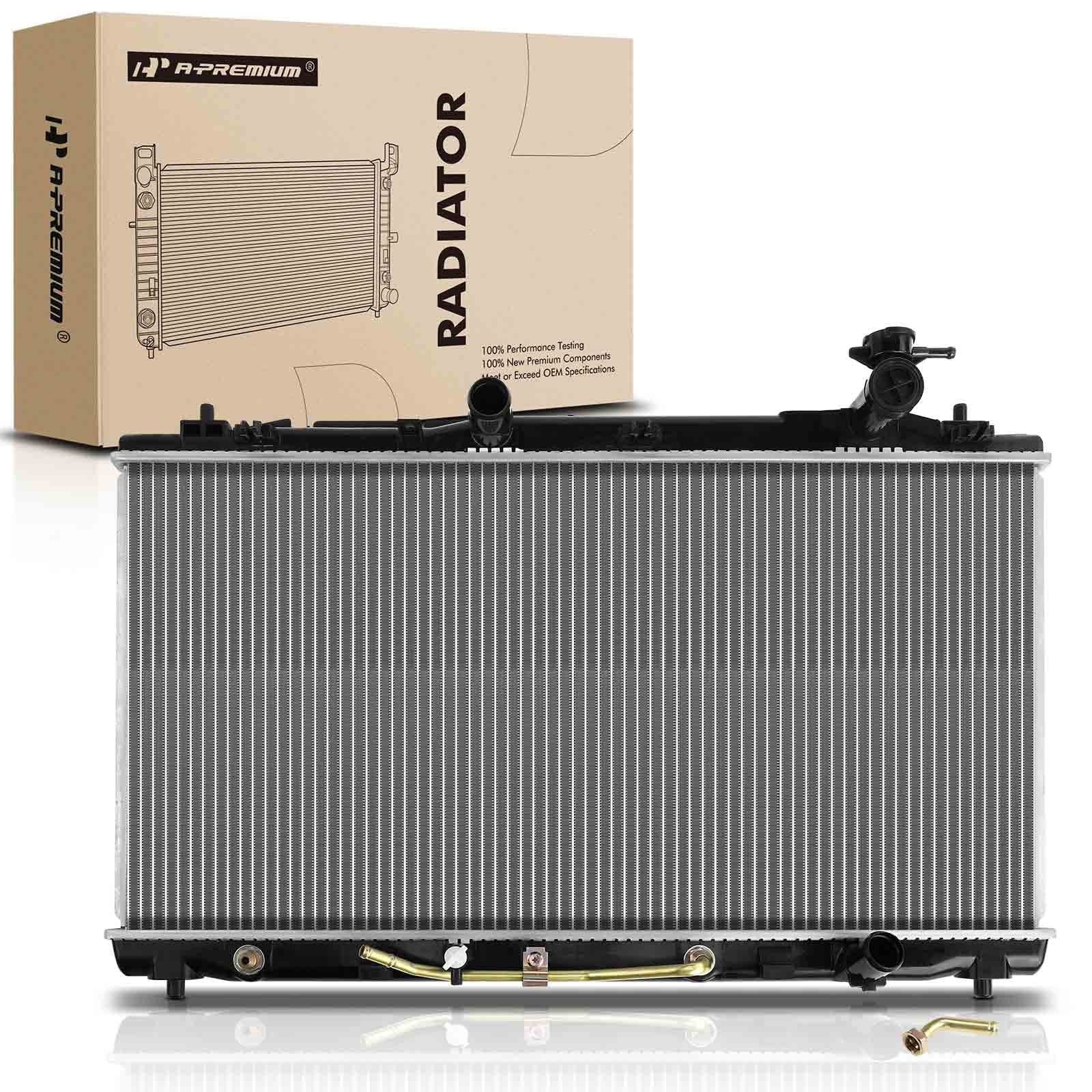 A-Premium Engine Coolant Radiator Assembly with Transmission Oil Cooler ...