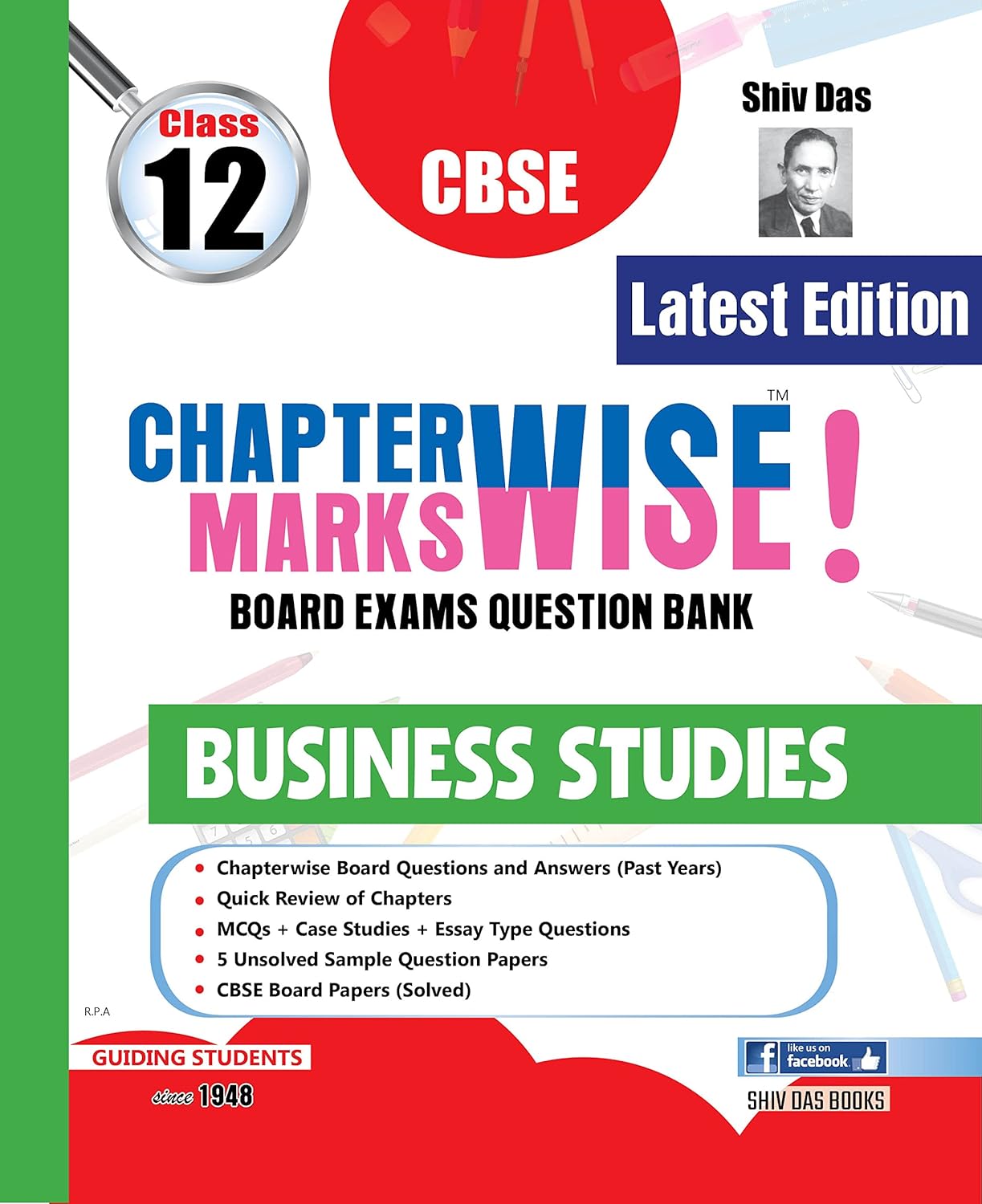 Shivdas CBSE Chapter wise and Markswise Board Exam Question Bank for ...
