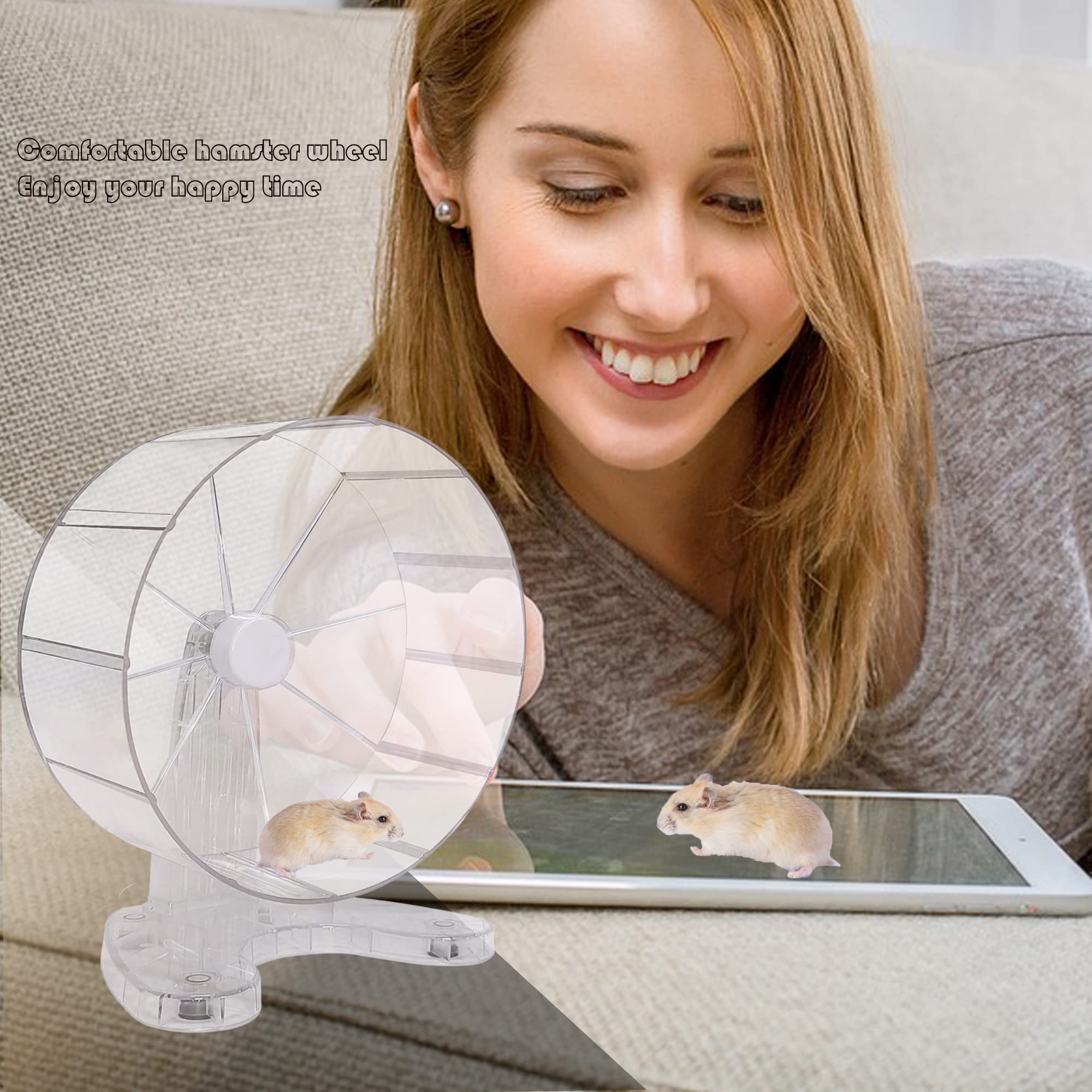 Snapklik.com : 8.5" Super Silent Hamster Wheel For Hamster Exercise ...