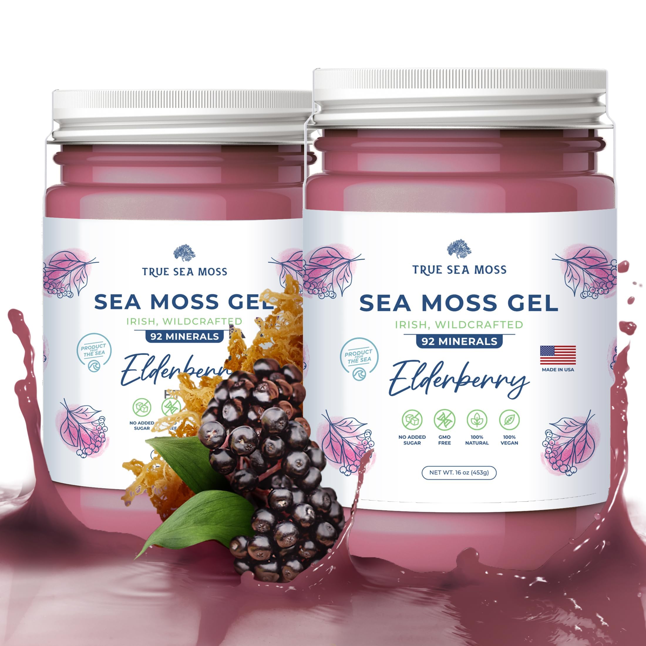 Amazon.com : TrueSeaMoss Wildcrafted Irish Sea Moss Gel - Made with ...