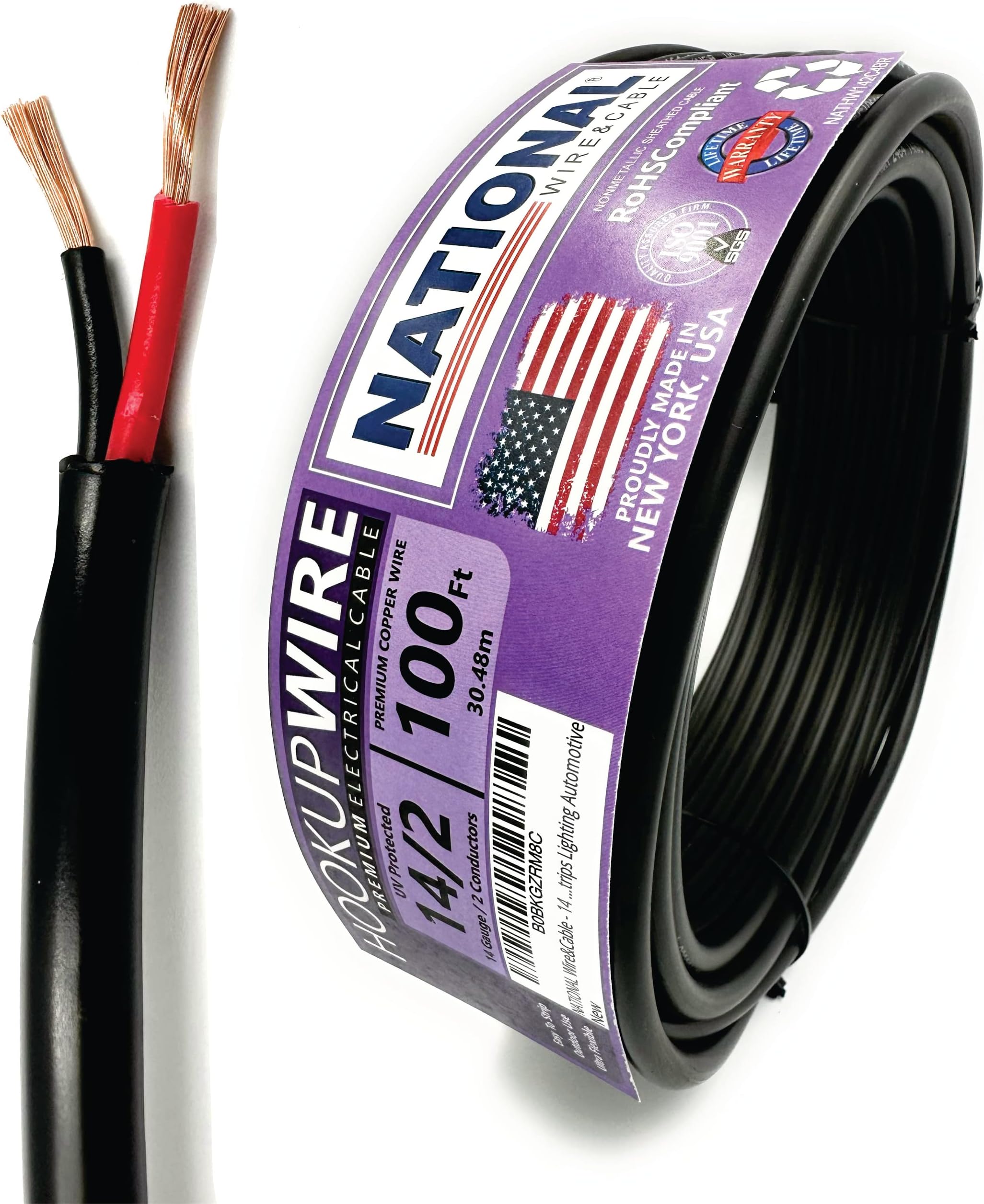 Amazon.com: 14 AWG 2 Conductor Jacketed Primary Wire : Automotive