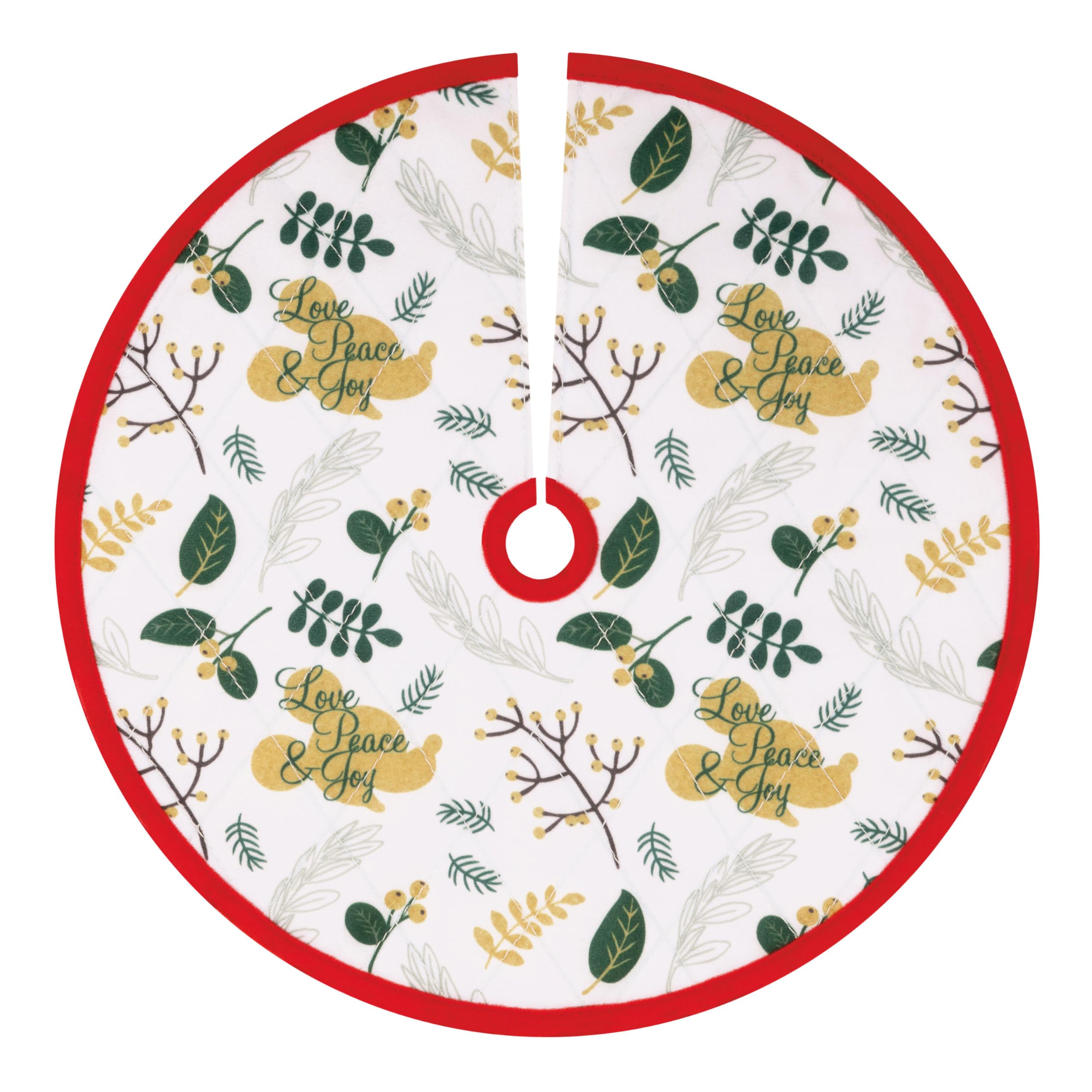 Amazon.com: Hallmark Keepsake 12" Mini Christmas Tree Skirt, Disney ...