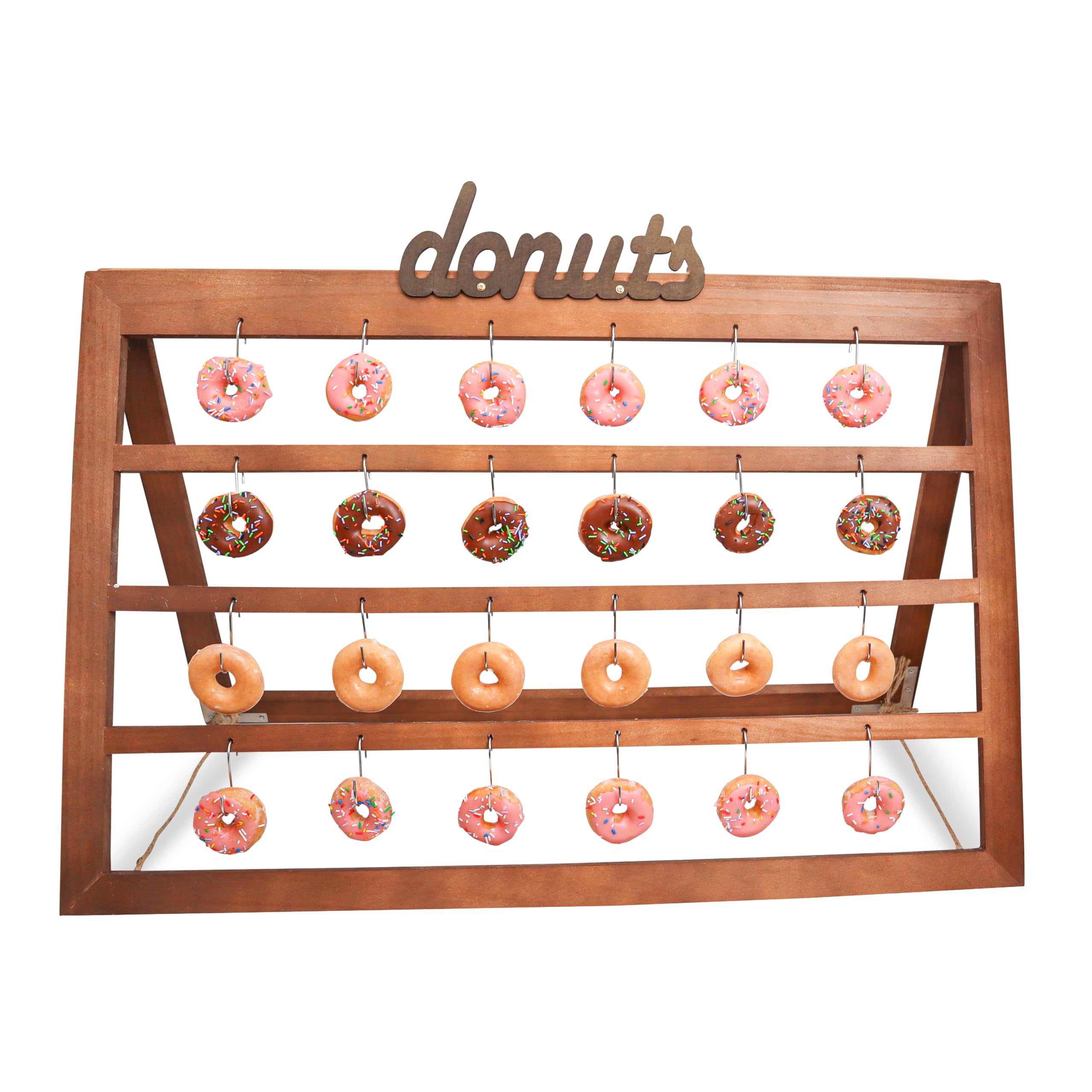 Amazon.com: Premium Innovations Donut Wall Display Stand Rustic Décor ...