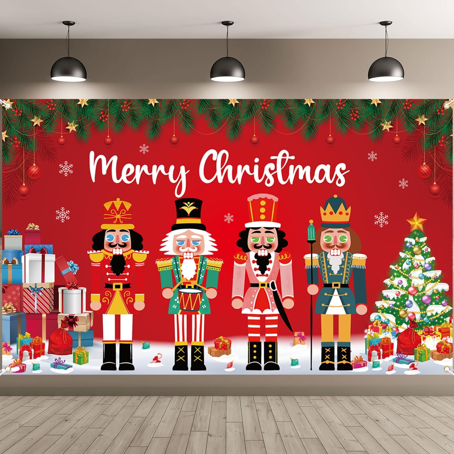 Amazon.com : Christmas Party Decoration Merry Christmas Nutcracker ...